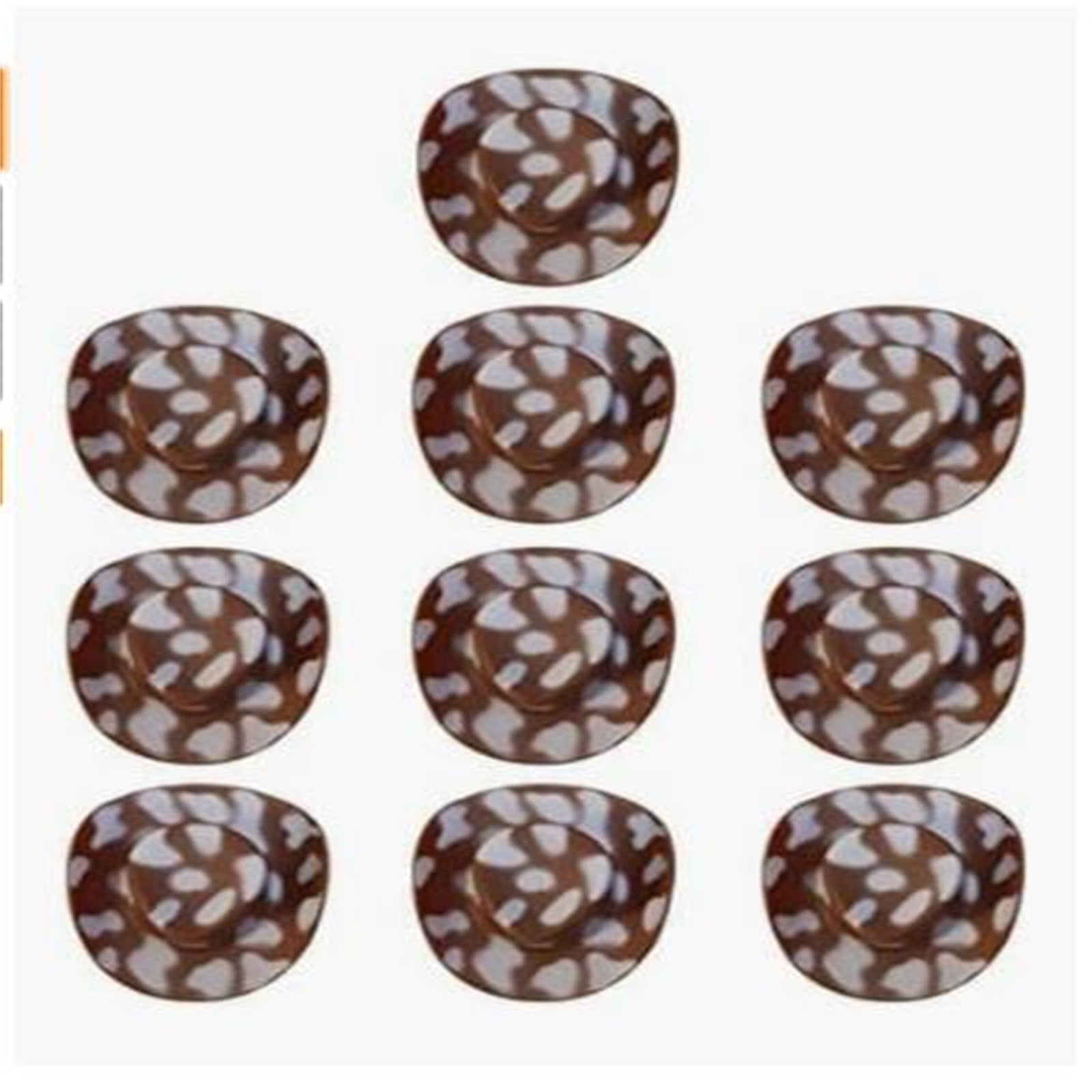 TERGAYEE 10pc Mini Western Cowboy Hat,Cute Hats Decoration Accessories ...