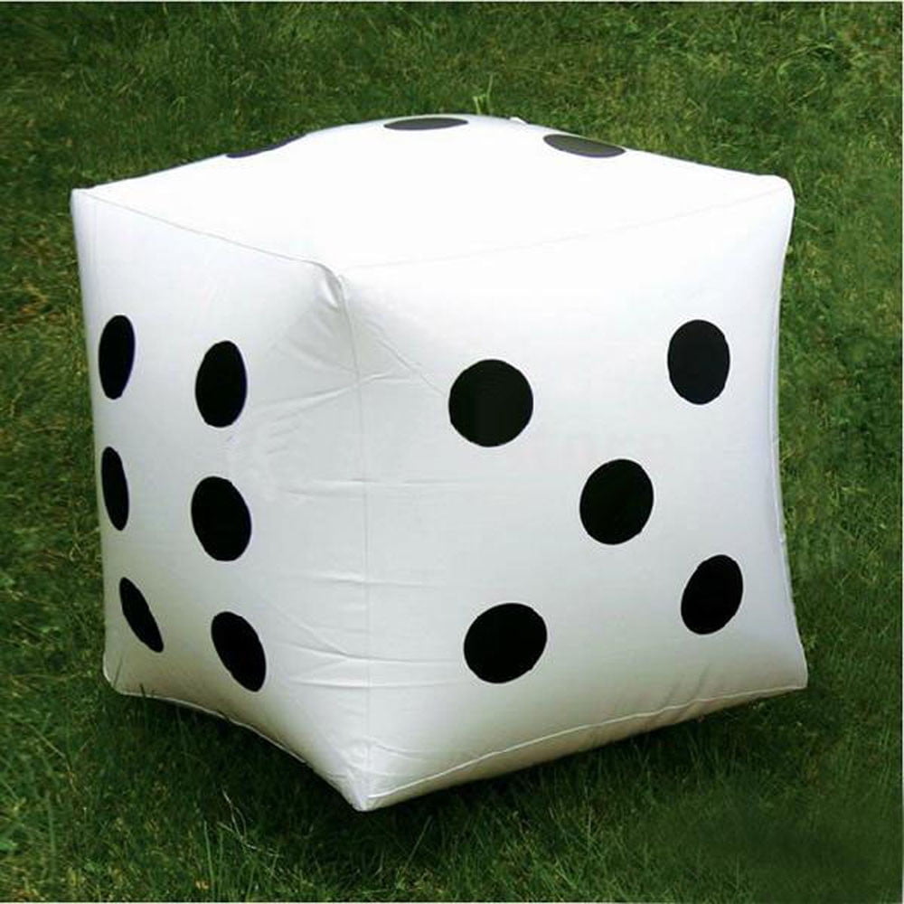 TERGAYEE 11.02" Large Inflatable Dice Toy, 1 Pcs, Dice Game Props, Fun ...