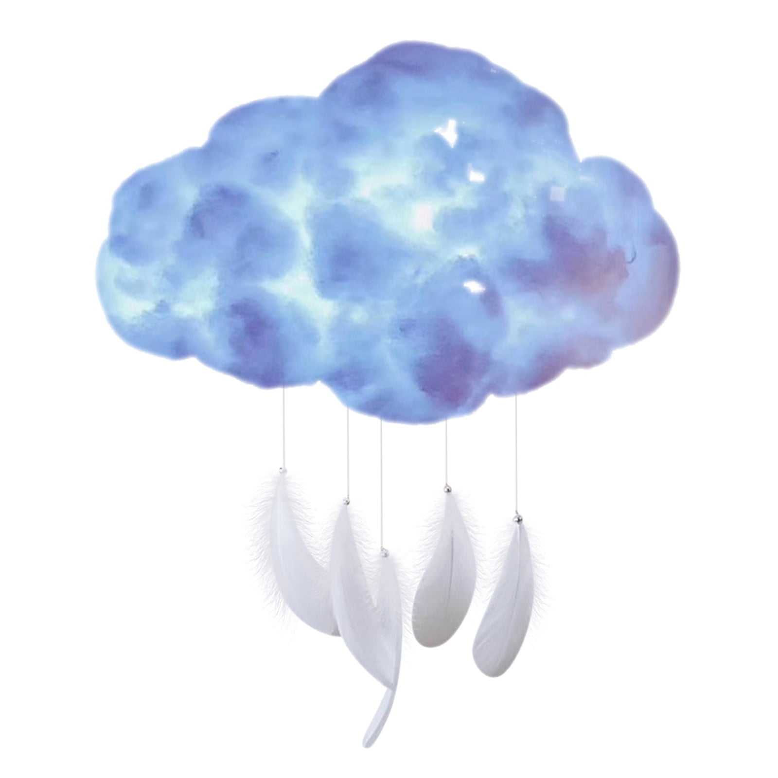 TERGAYEE 3D Big Cloud Lightning,LED Clouds Lamp Night Light Hanging ...