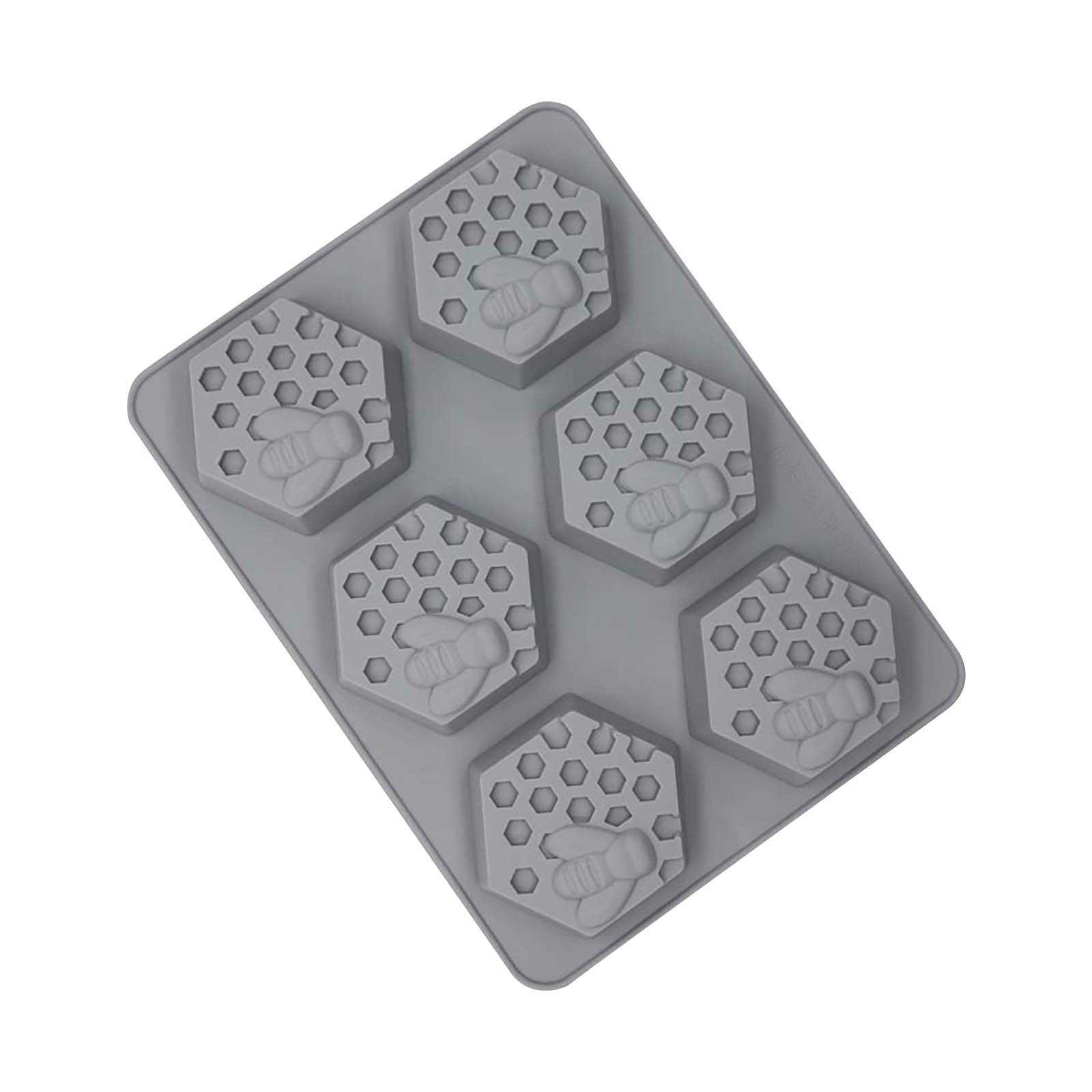 Vikakiooze 6-diamond Bee Silicone Molds,DIY Bakeware Pan Cake Moulds ...