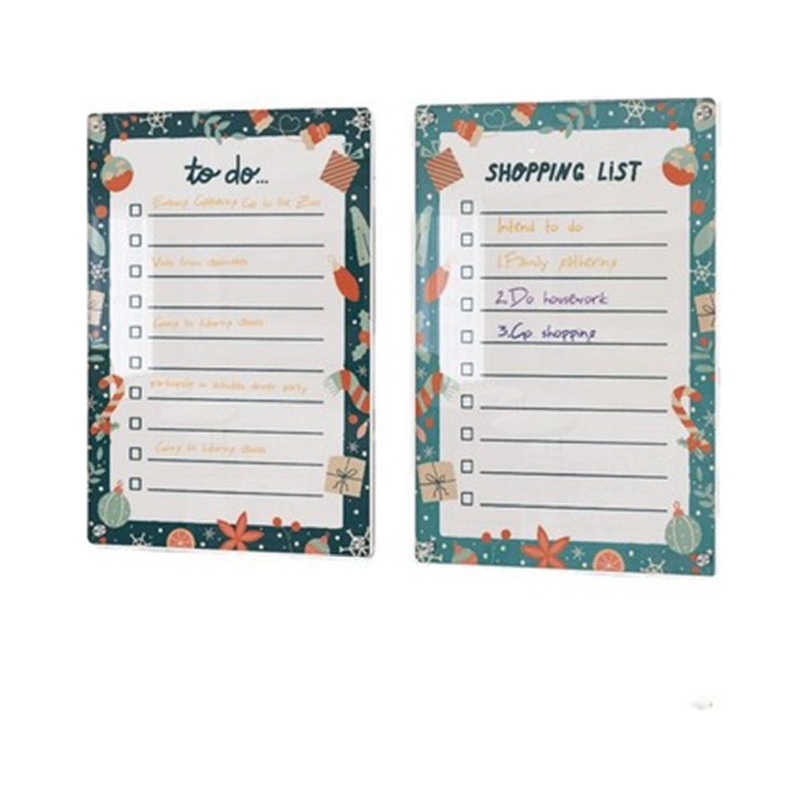 TERGAYEE Acrylic Magnetic Dry Erase Board for Fridge Set,Magnetic ...