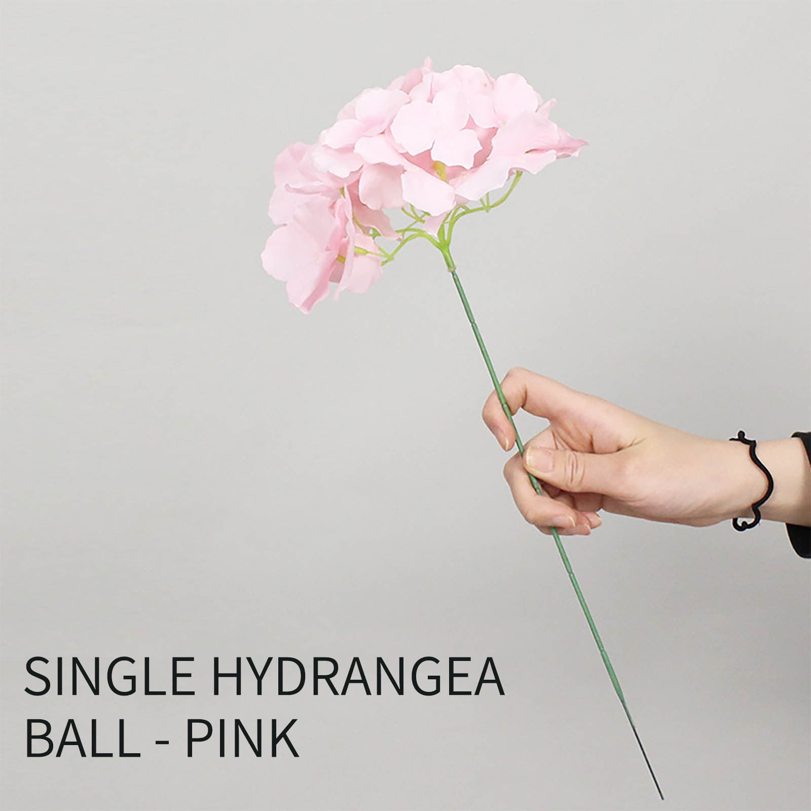 TERGAYEE Artificial Flowers,Hydrangea Silk Fake Flowers Heads with ...