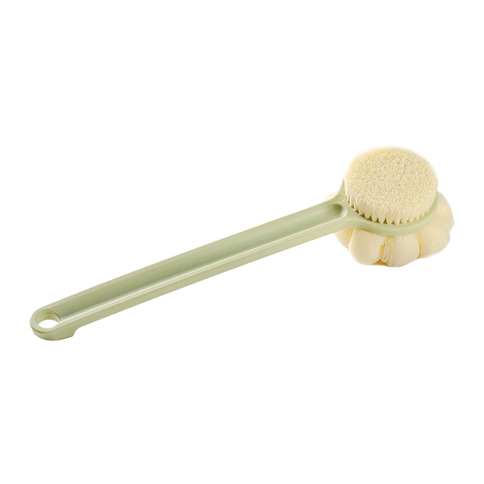 TERGAYEE Back Shower Bath Brushes,Dual-Sided Long Handle Back Scrubber ...