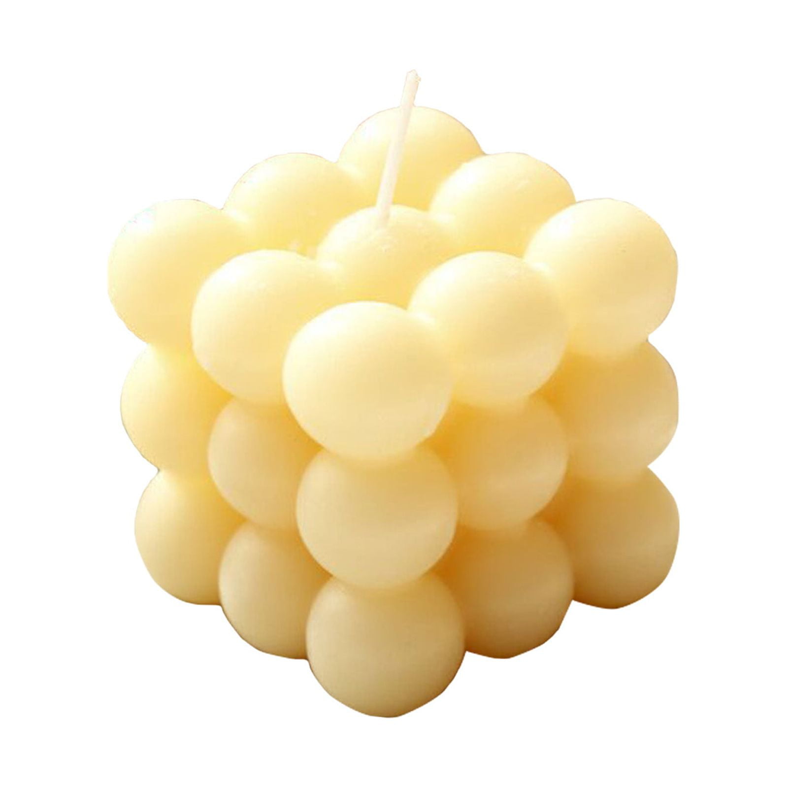 TERGAYEE Bubble Candle,Cube Soy Wax Bubble Candles, Scented Aesthetic ...