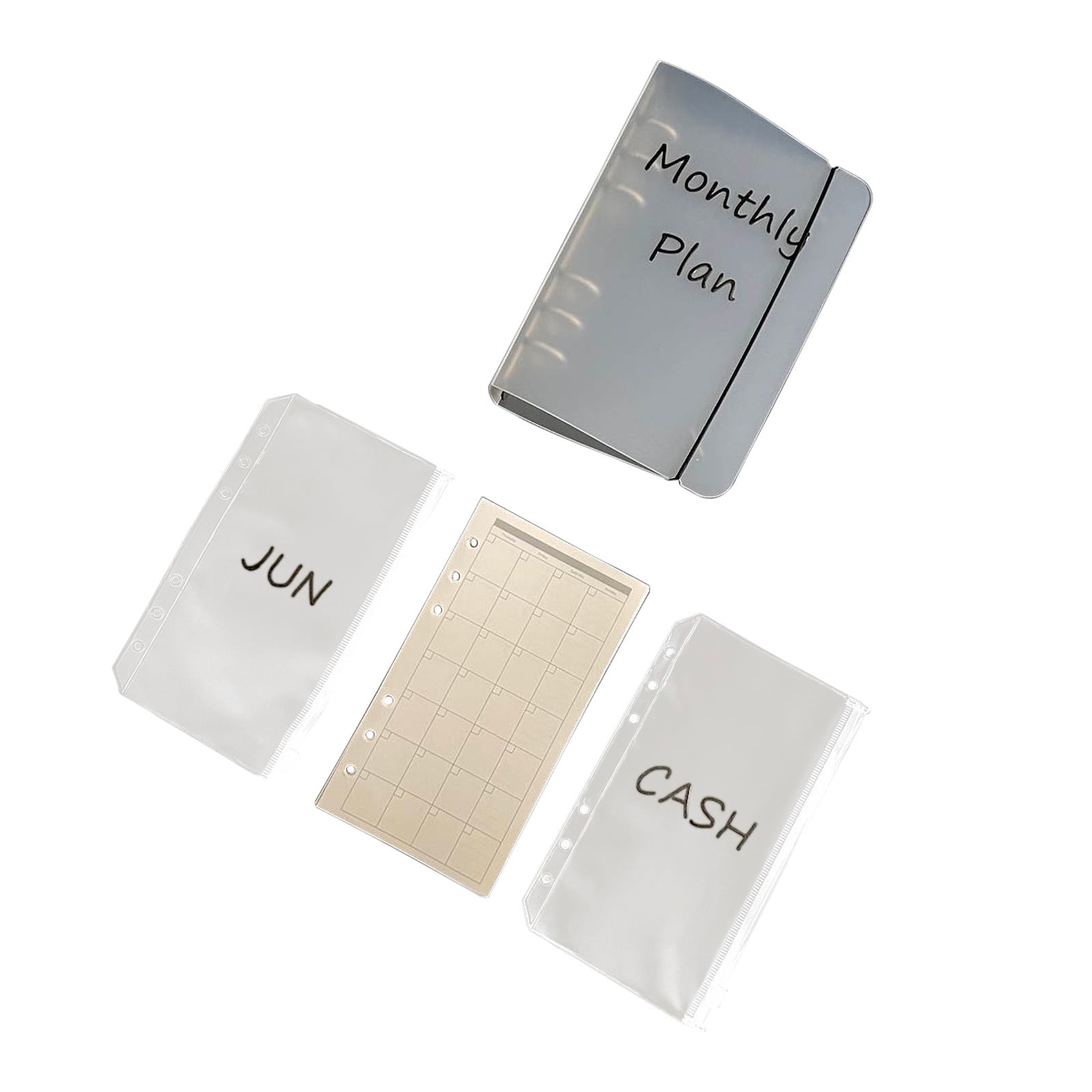 TERGAYEE Cash Envelopes for Budgeting,Monthly Plan Binder Save Plan Set ...