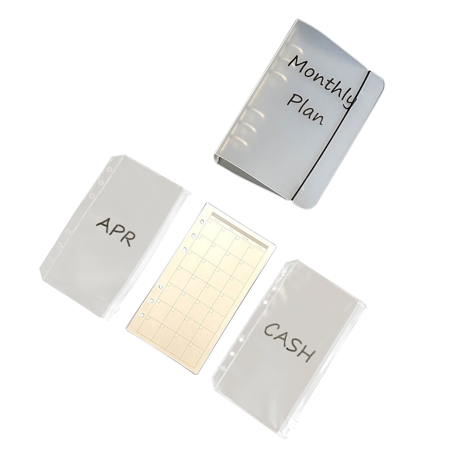 TERGAYEE Cash Envelopes for Budgeting,Monthly Plan Binder Save Plan Set ...