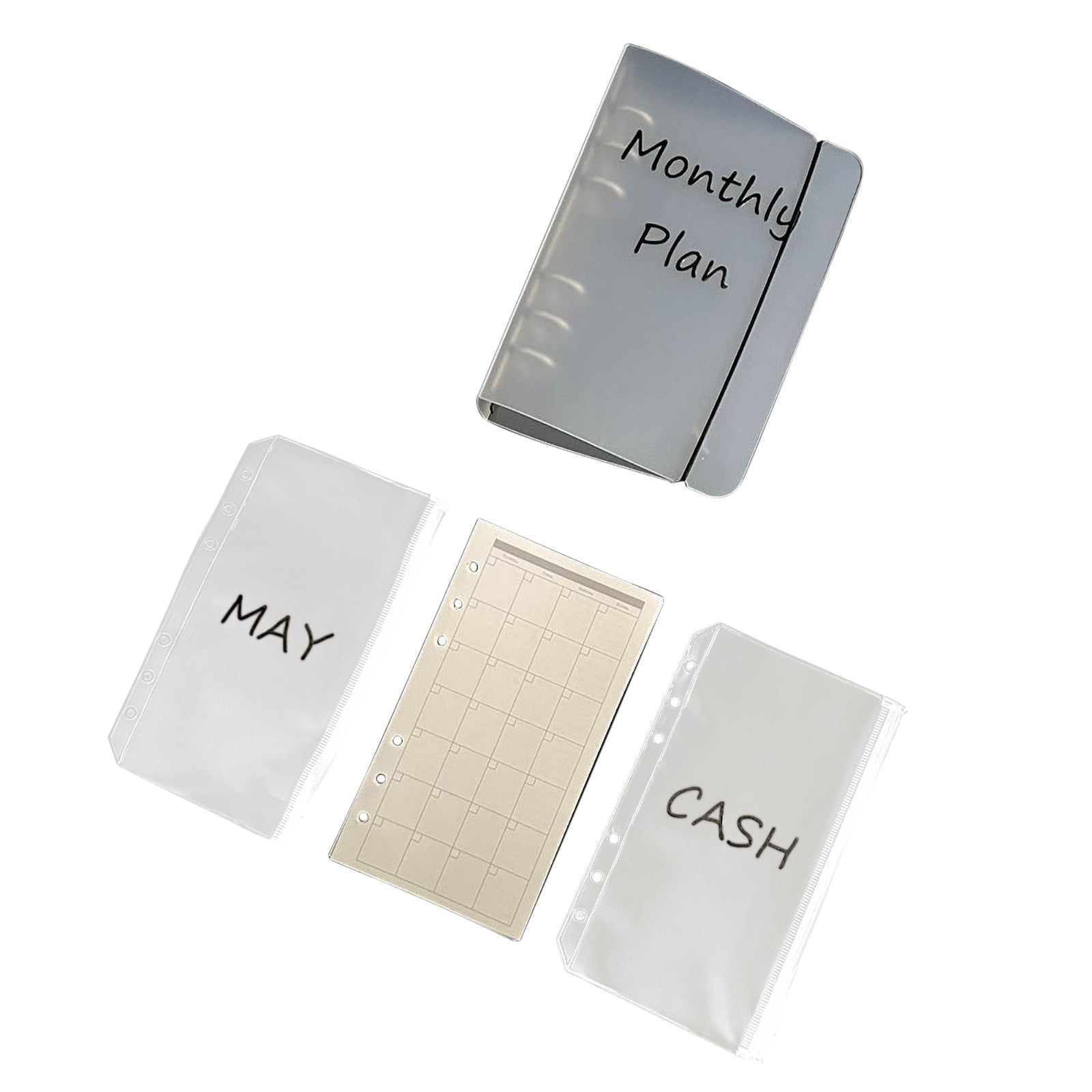 TERGAYEE Cash Envelopes for Budgeting,Monthly Plan Binder Save Plan Set ...