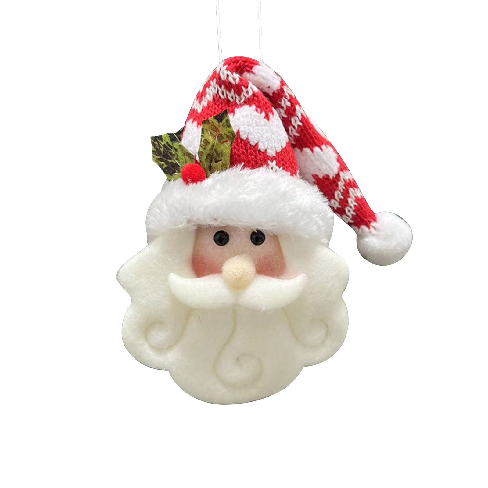 TERGAYEE Christmas Decoration,Santa Pendant Fabric Knitted Doll ...