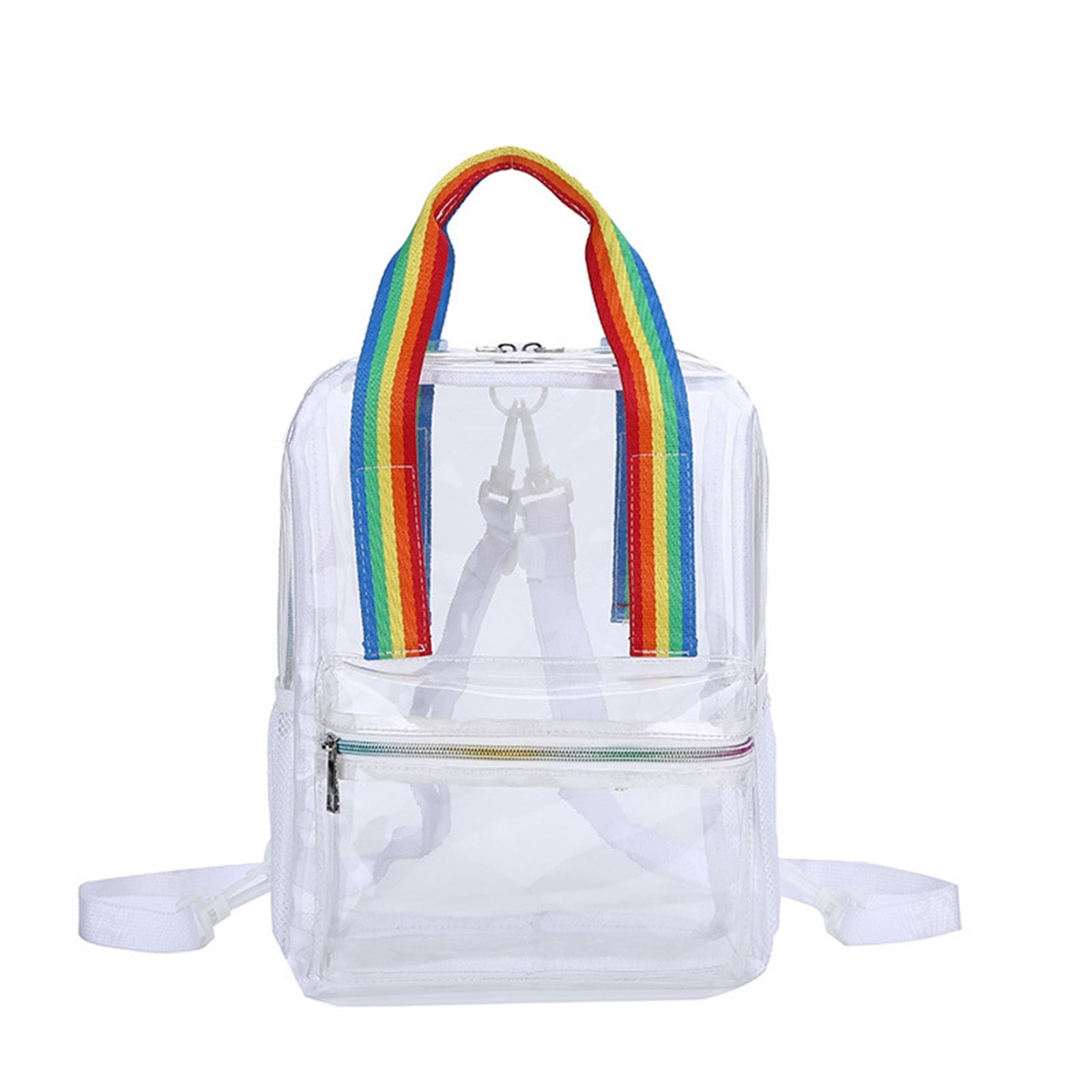 TERGAYEE Clear Backpack,Heavy Duty Clear Bookbag Transparent Backpack ...