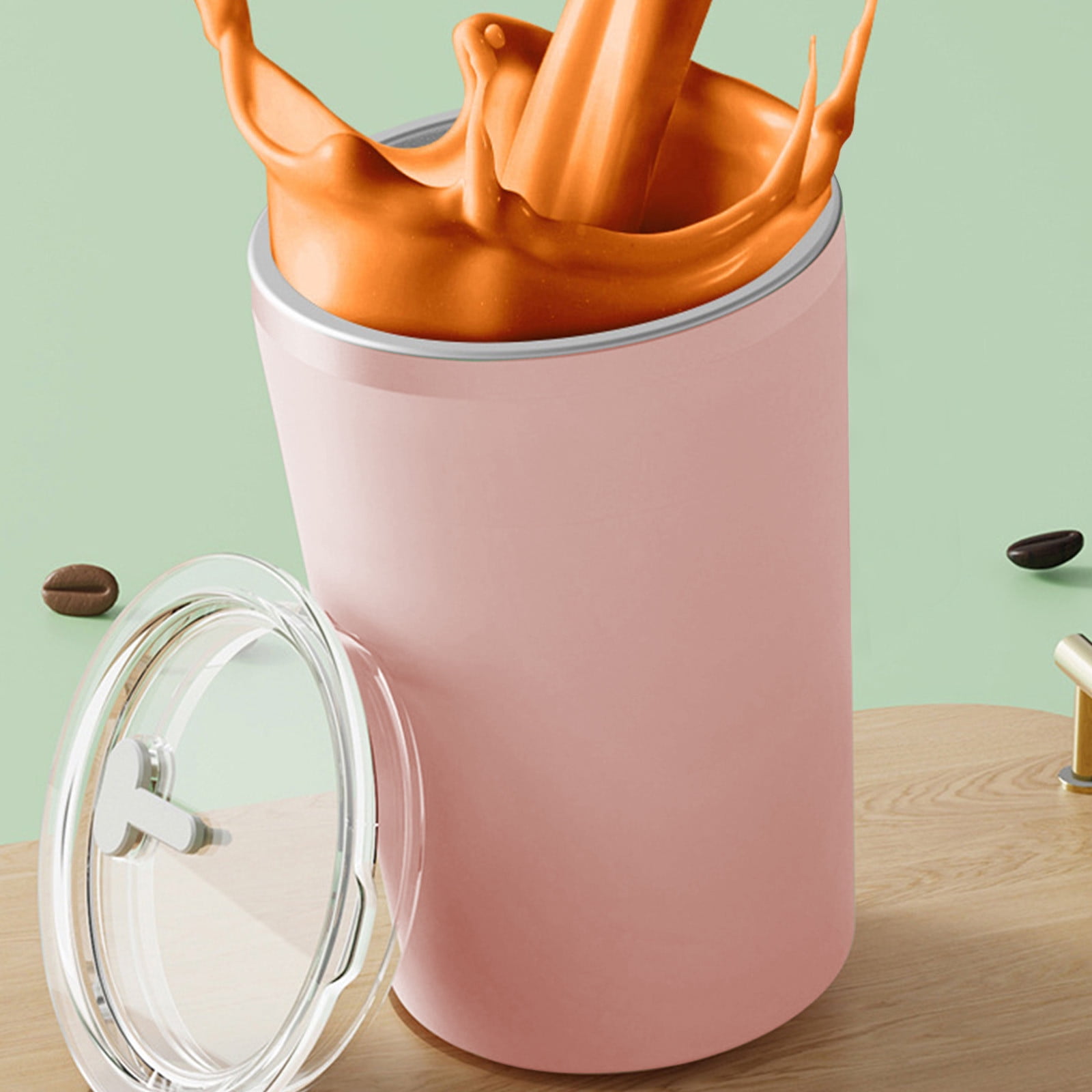 TERGAYEE Coffee Mug Automatic Magnetic Stirring Coffee Mug, Rotating ...