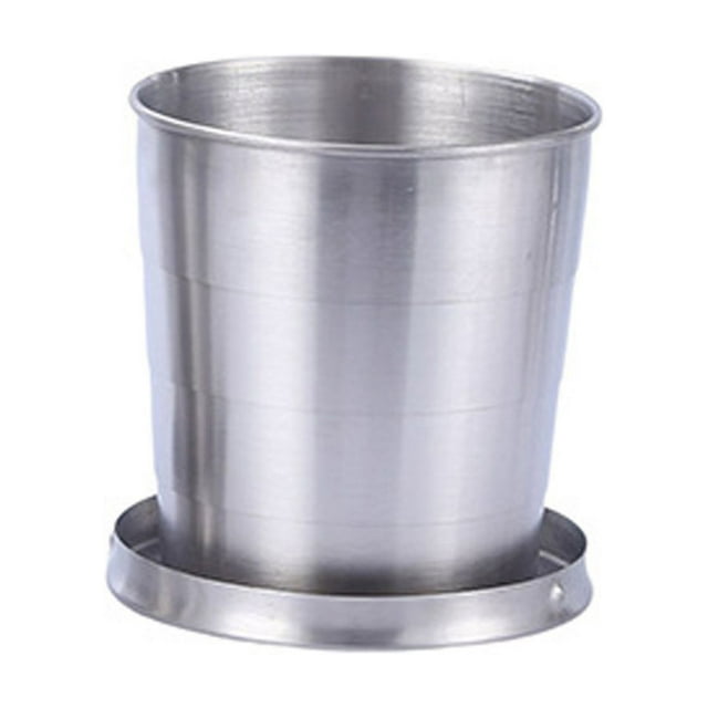TERGAYEE Collapsible Cup,Stainless Steel Travel Telescopic Collapsible ...