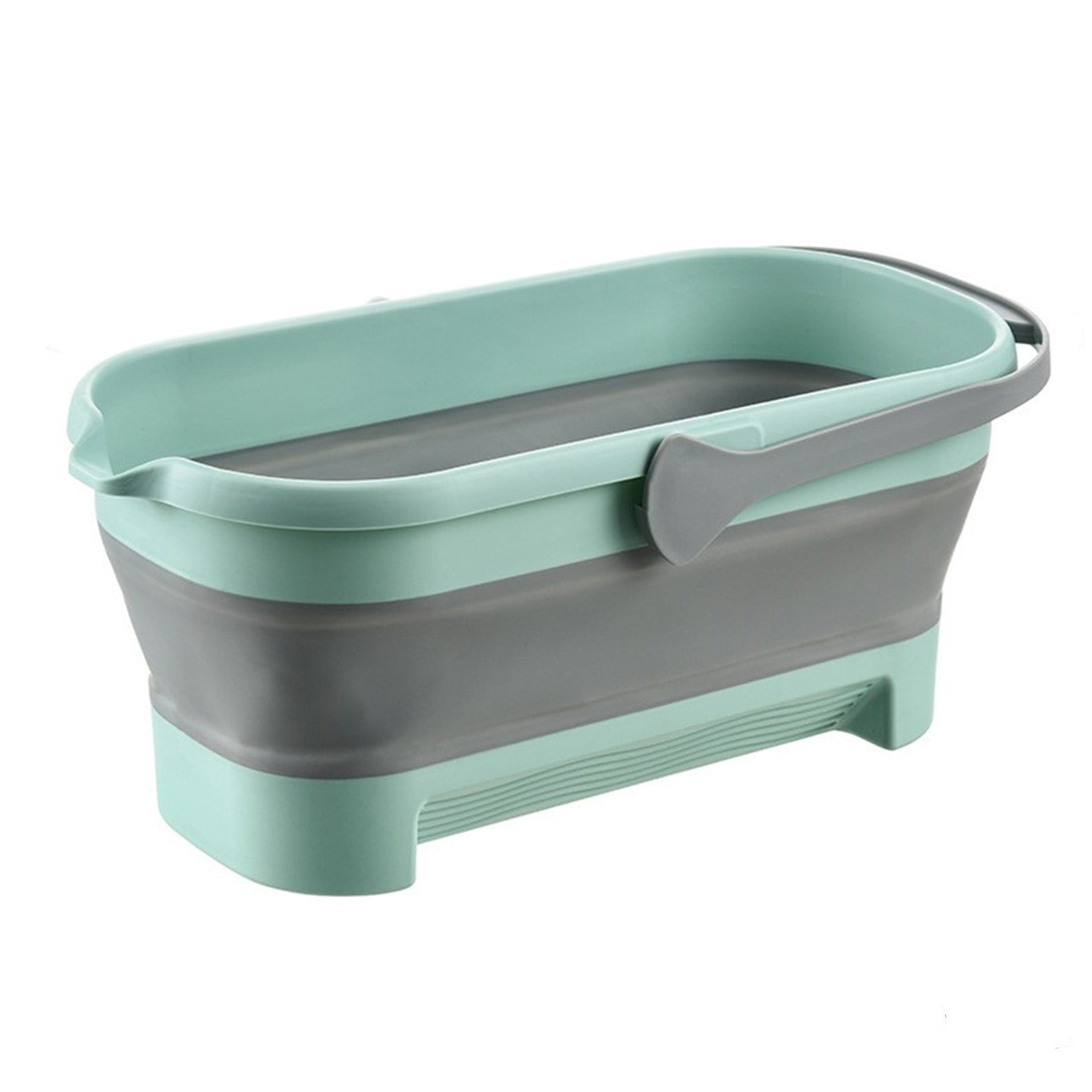 TERGAYEE Collapsible Mop Bucket with Handle，4.2 Gallon(16L) Portable ...