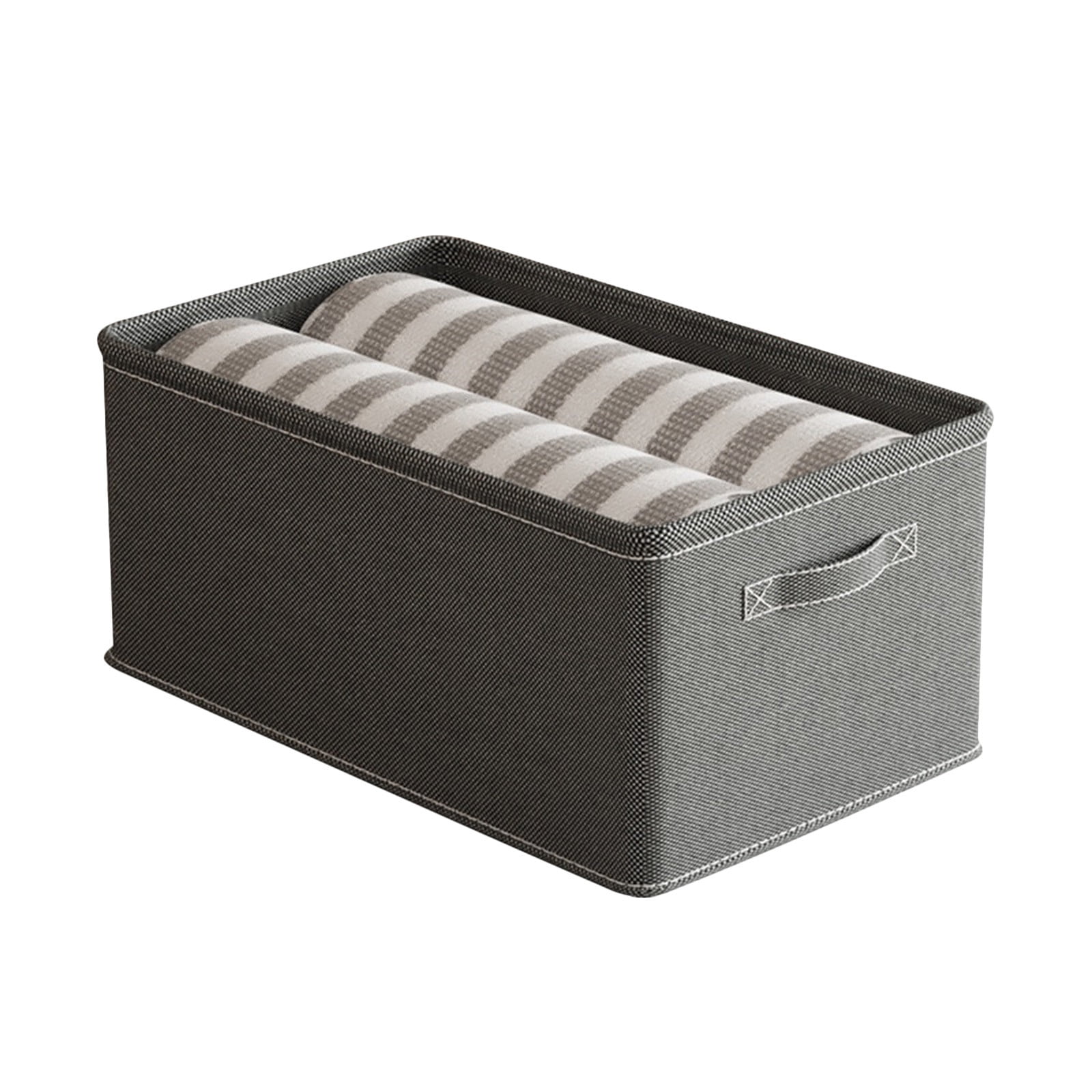 TERGAYEE Collapsible Storage Bins with Metal Frames,Fabric Storage ...