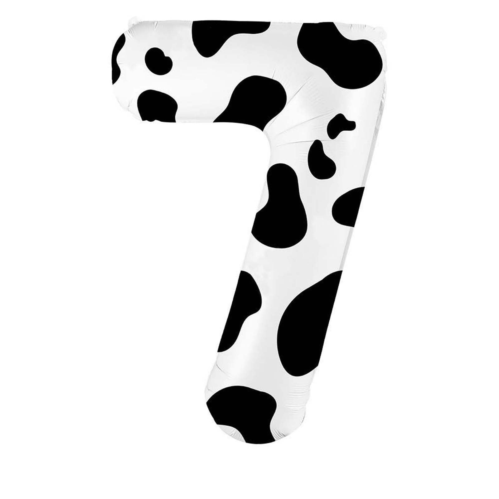 TERGAYEE Cow Print Number Balloon Birthday Decorations,40 inch Number ...
