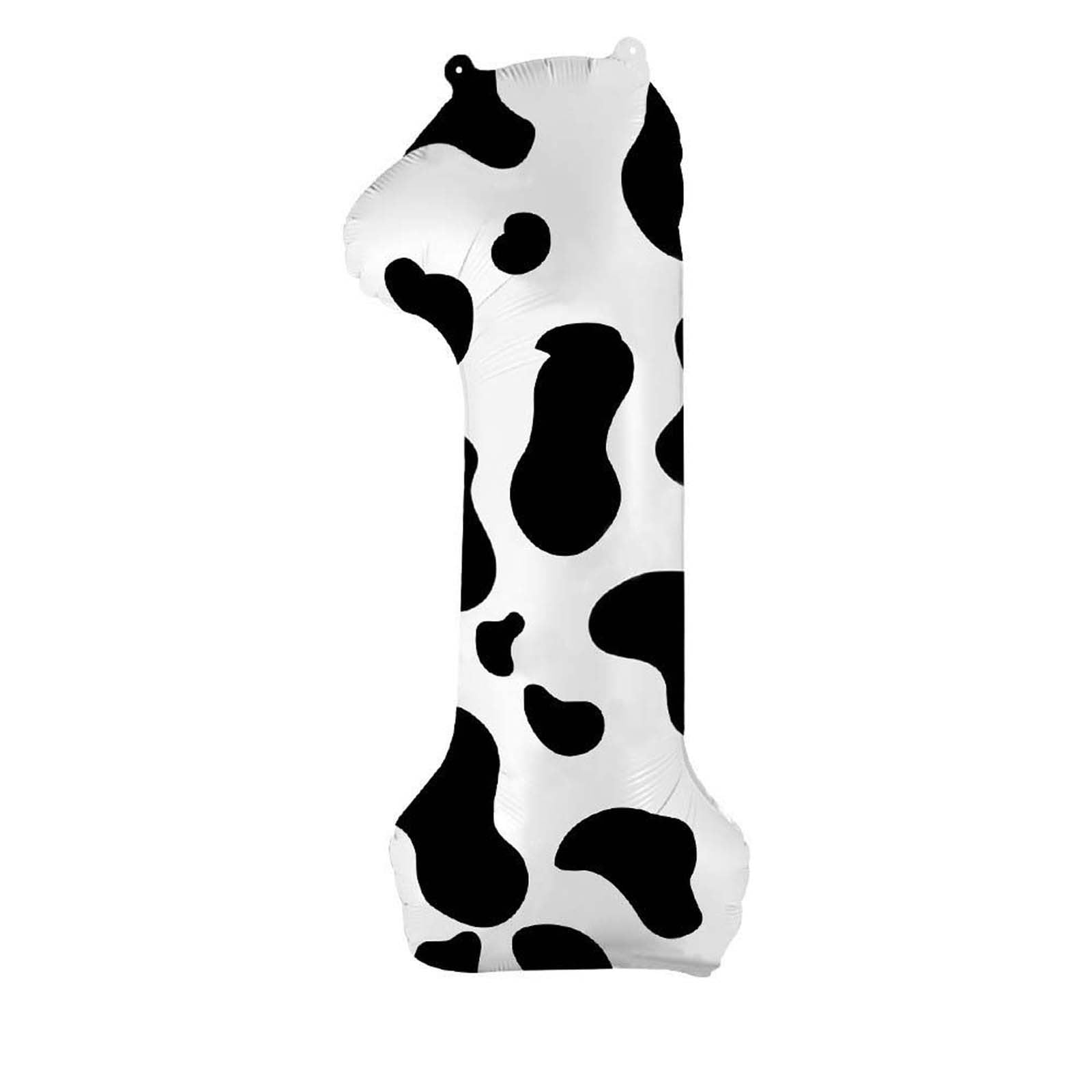 TERGAYEE Cow Print Number Balloon Birthday Decorations,40 inch Number ...