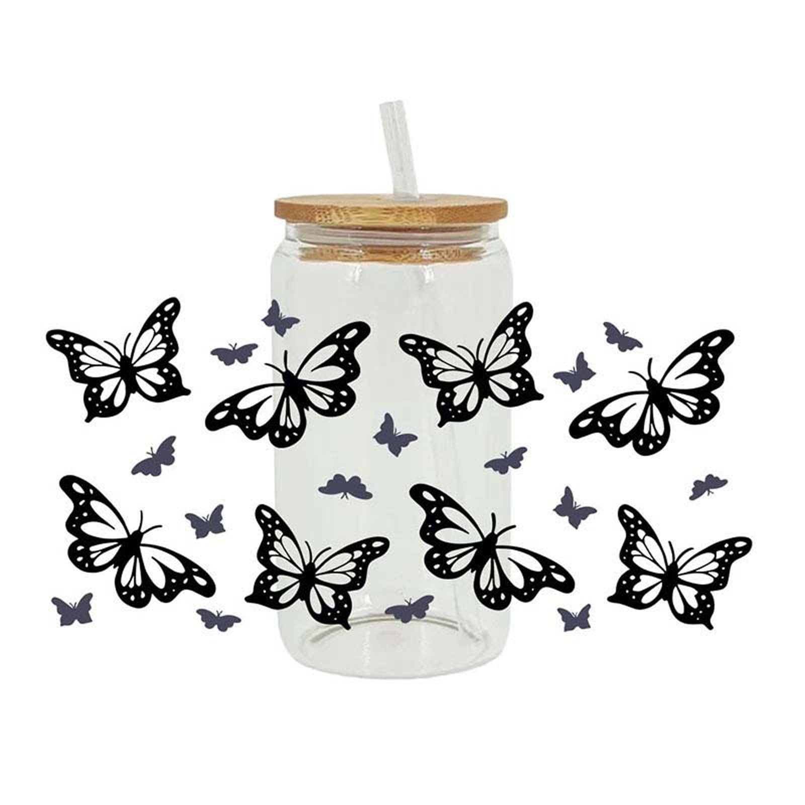 TERGAYEE Cup Wrap Transfer Stickers for Glass,Insects Transfer Paper ...