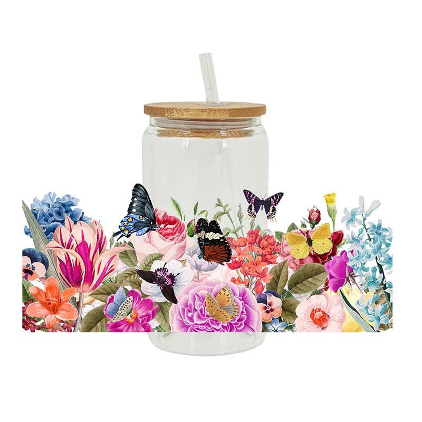 TERGAYEE Cup Wrap Transfer Stickers for Glass,Insects Transfer Paper ...