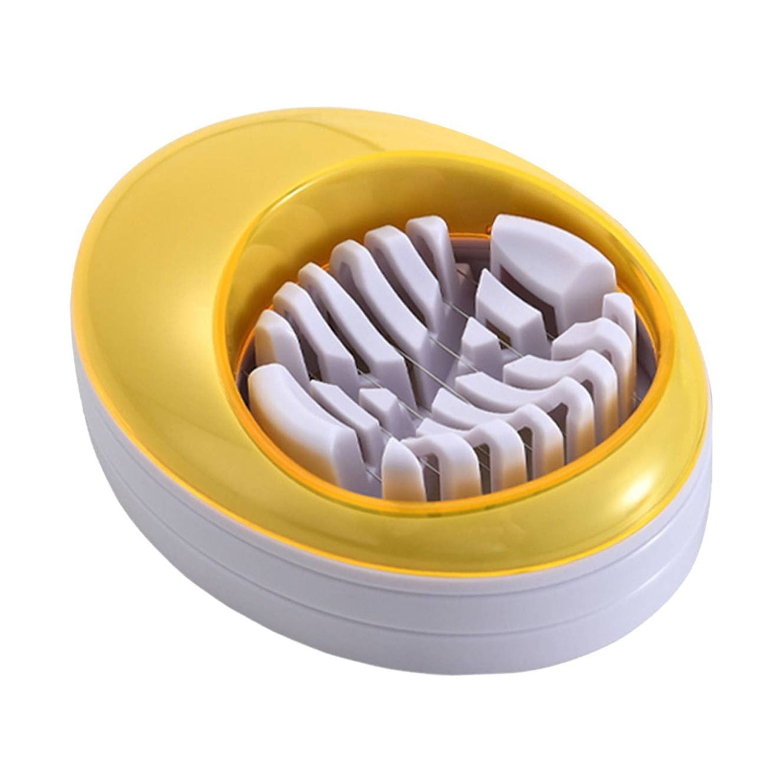 TERGAYEE Egg Slicer,3 in 1 Egg Slicer with Metal Blades for Hard Boiled Eggs & Soft Fruits ...