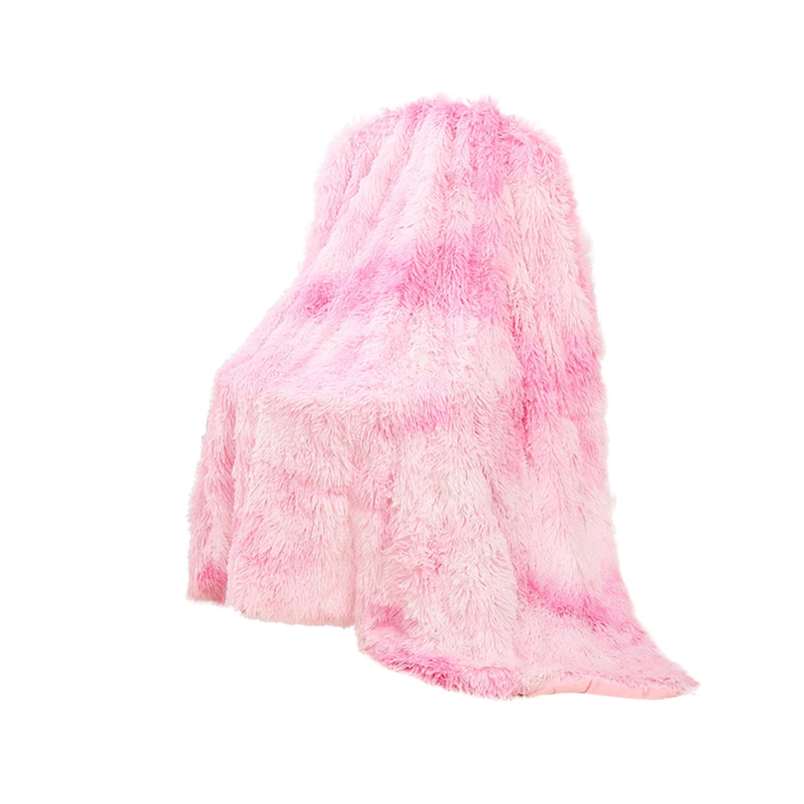 TERGAYEE Faux Fur Blanket,Soft,y,puffy and Shaggy Blankets Warm and ...