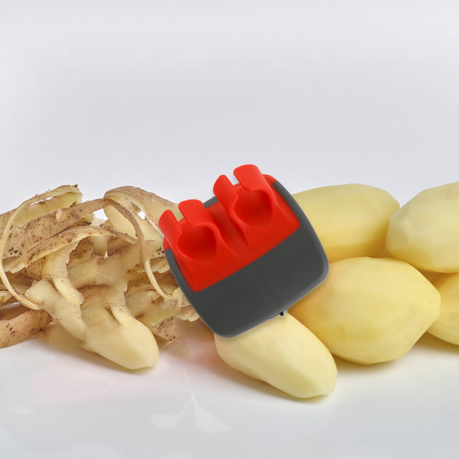 TERGAYEE Finger Grip Vegetable Peelers for Kitchen,Comfortable Silicone ...