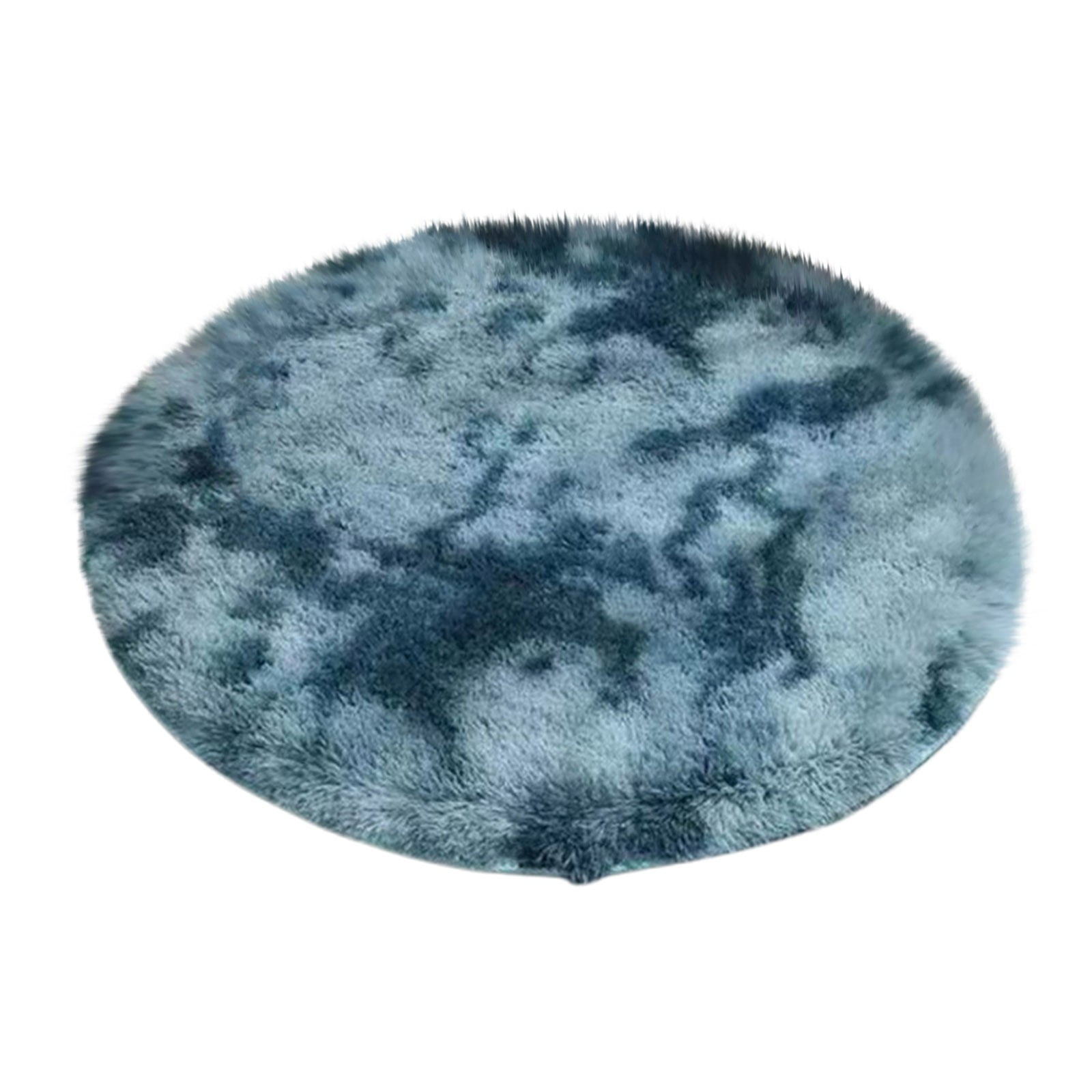 TERGAYEE Floor Mats Round Tie-dyed Silk Wool Carpet Home Bedroom Living ...