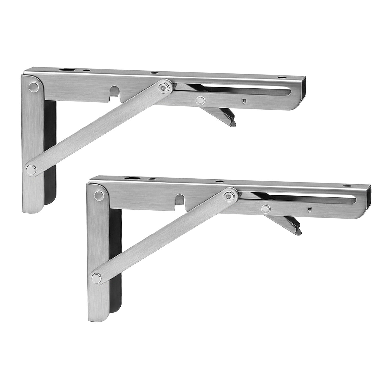 TERGAYEE Folding Shelf Brackets,Heavy Duty Collapsible Shelf Bracket ...