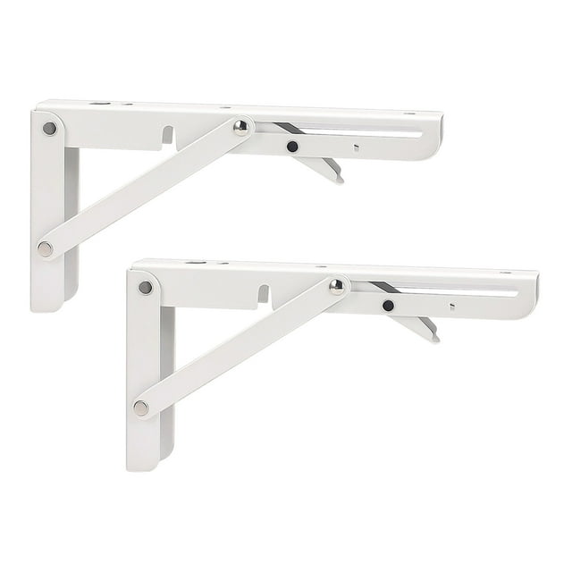 TERGAYEE Folding Shelf Brackets,Heavy Duty Collapsible Shelf Bracket ...
