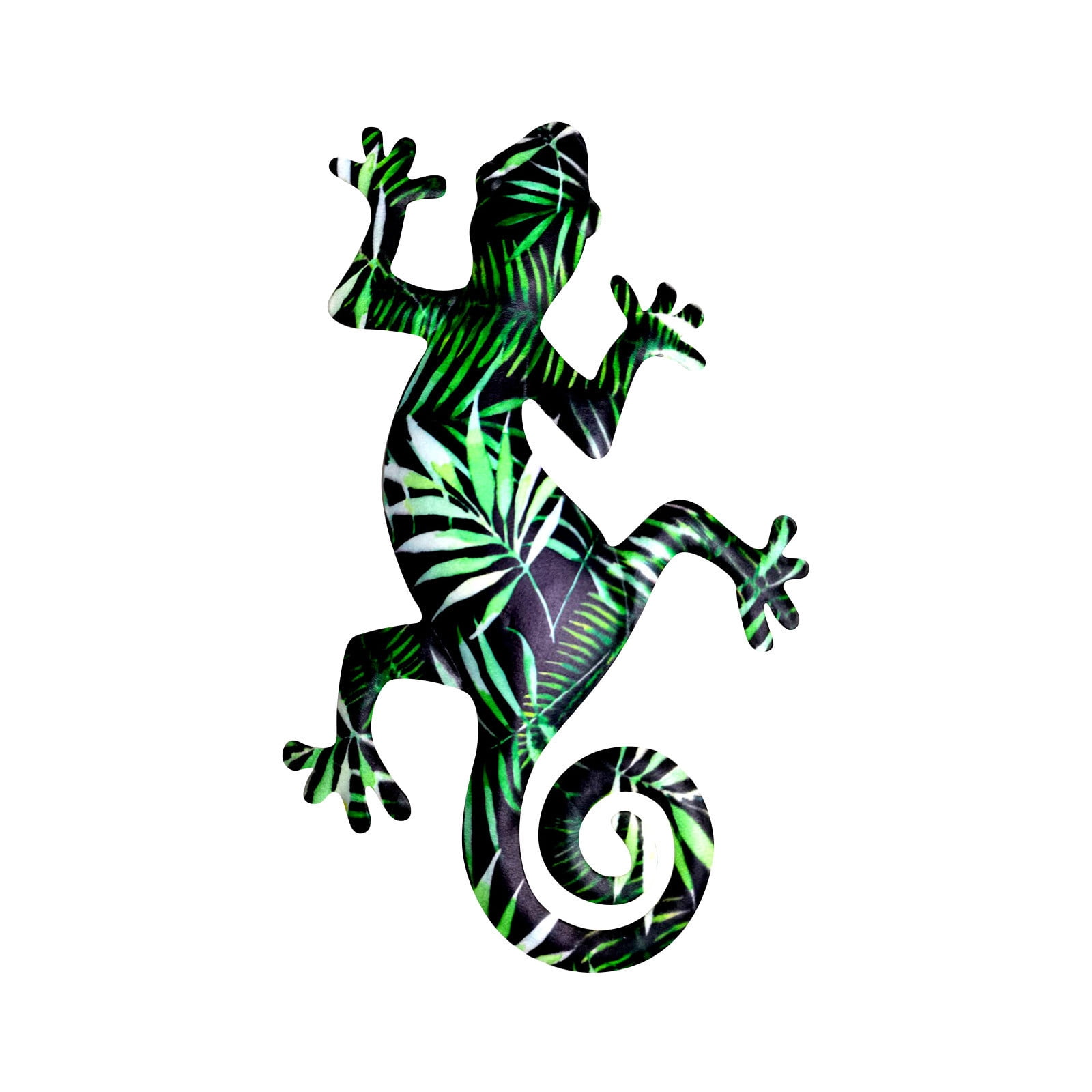 TERGAYEE House Lizard Wall Art Decor,Metal Colorful Lizard Outdoor ...