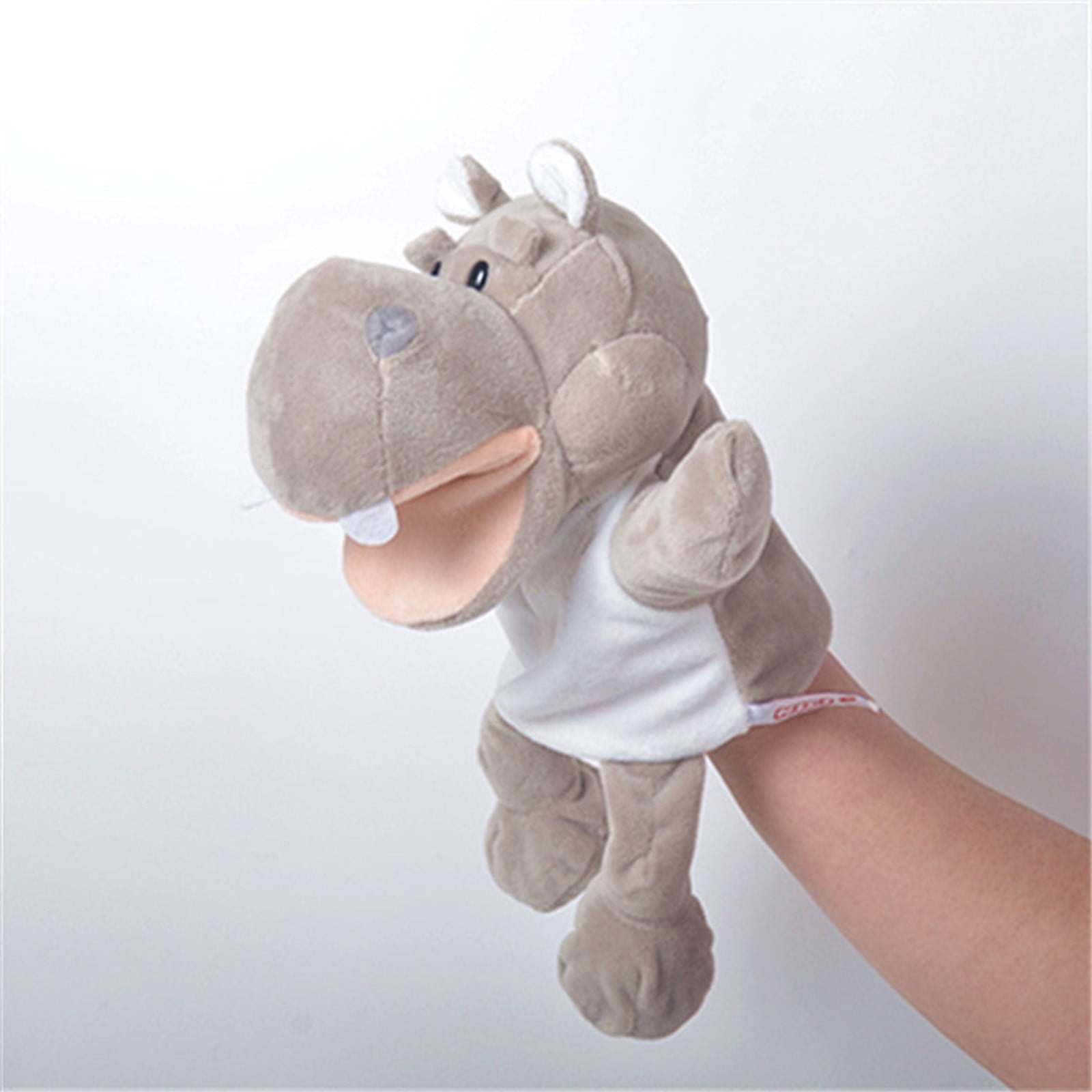 TERGAYEE Interactive Hippo Hand Puppet Toy - 30cm/11.81inches Soft ...
