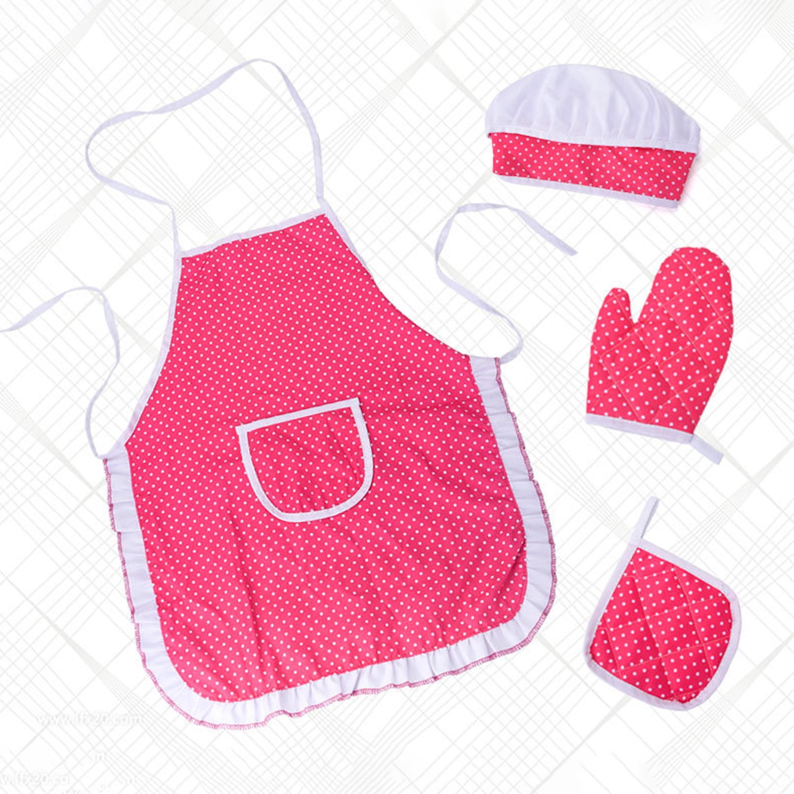 TERGAYEE Kids Chef Costume Toys, Kids Cooking and Baking Chef Costumes ...