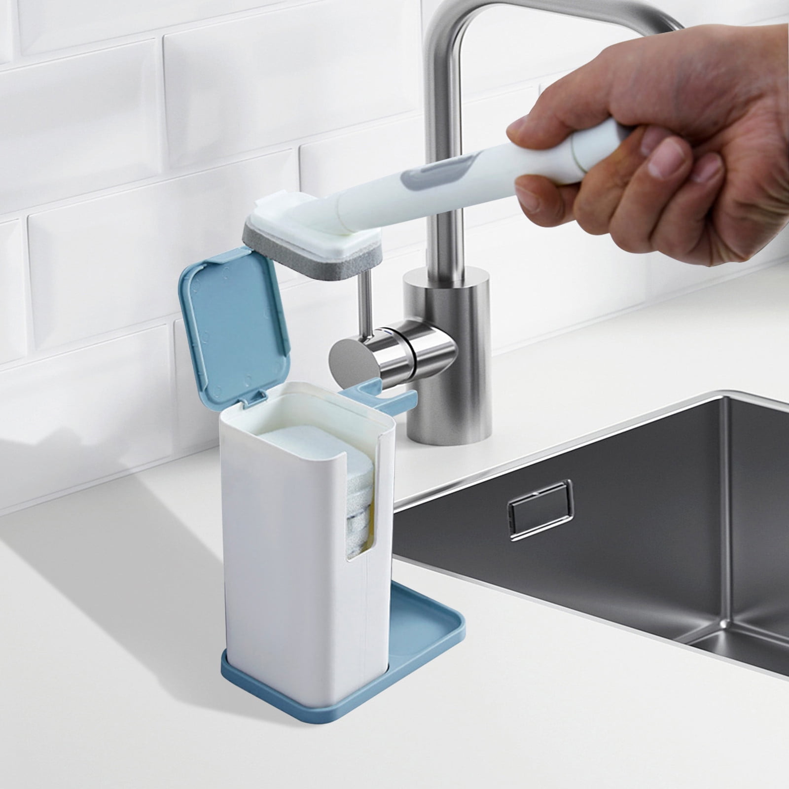 TERGAYEE Kitchen Gadgets Multifunctional Kitchen Brush, Heavy Duty ...