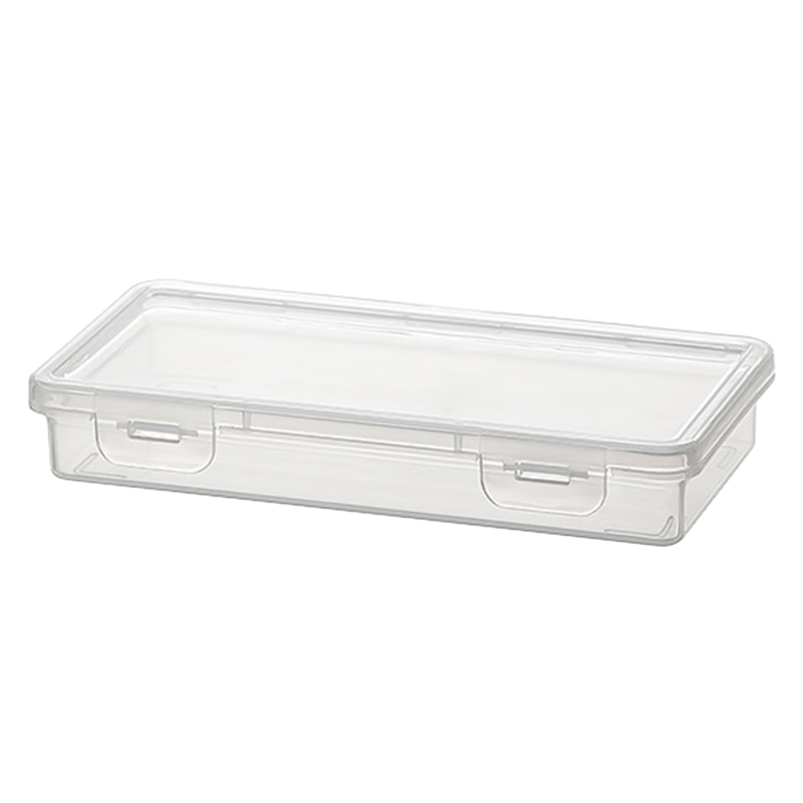 TERGAYEE Large Capacity Plastic Pencil Boxes,Clear Pencil Box,Stackable ...