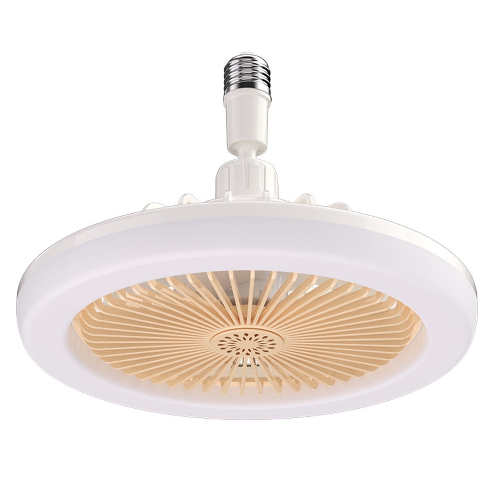 TERGAYEE Low Profile Ceiling Fan with Light,Dimmable Ceiling Light With ...