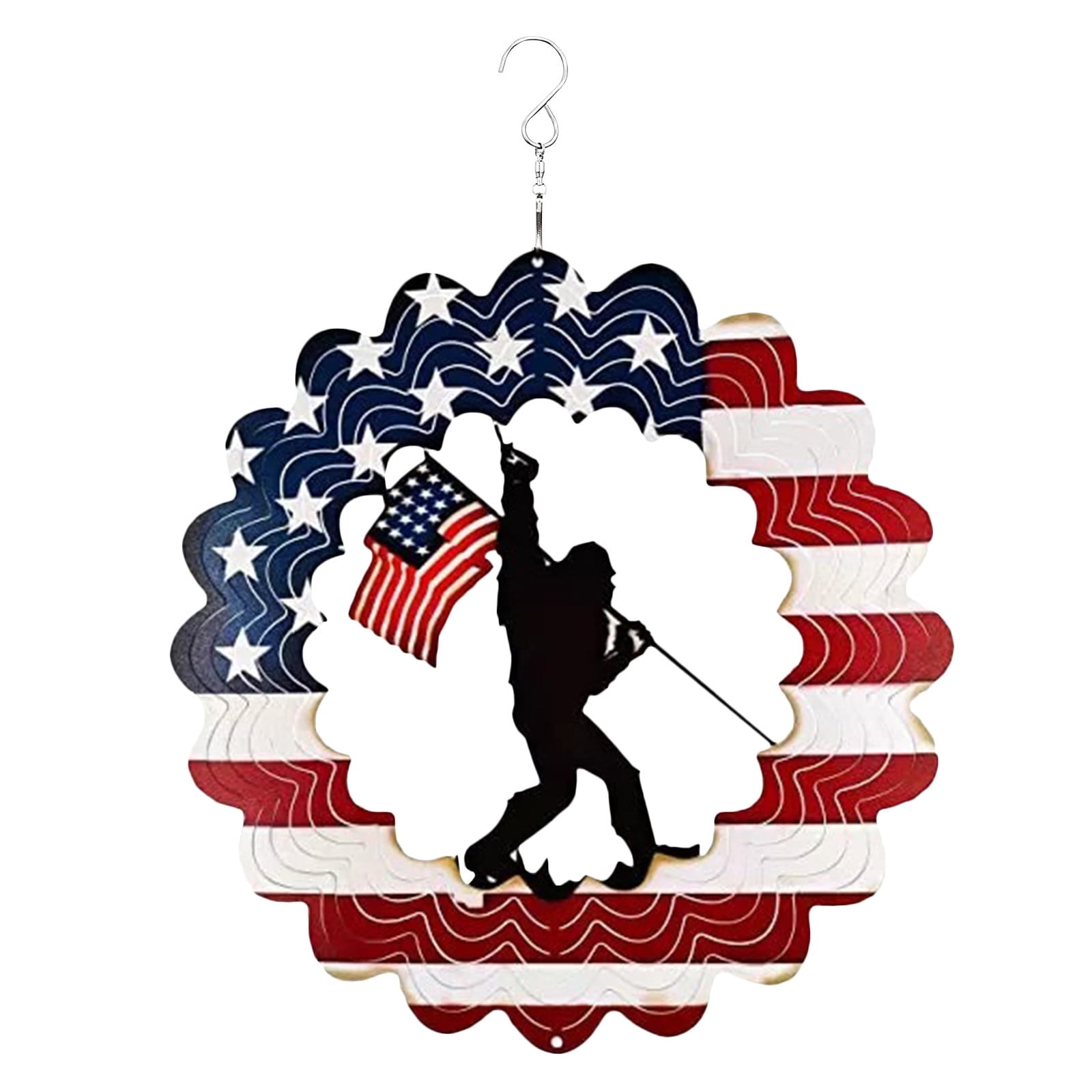 TERGAYEE Metal Wind Whirlers Outdoor,American Hawk Soldier Craft ...