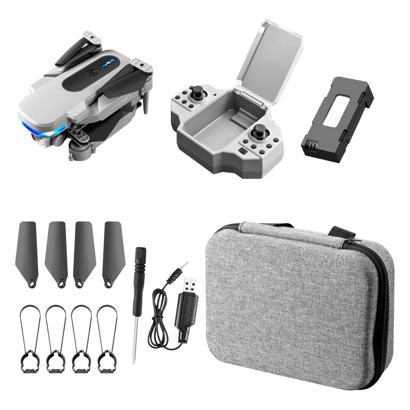 TERGAYEE Multi Function Protable Foldable Drone with Camera HD Kits ...
