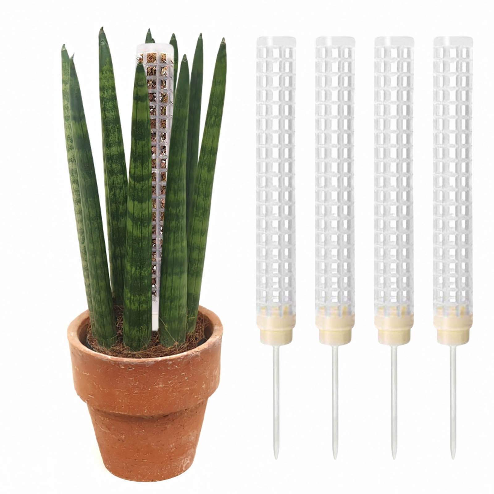 TERGAYEE Plastic Moss Pole for Plants Monstera,Moss Pole for Climbing ...