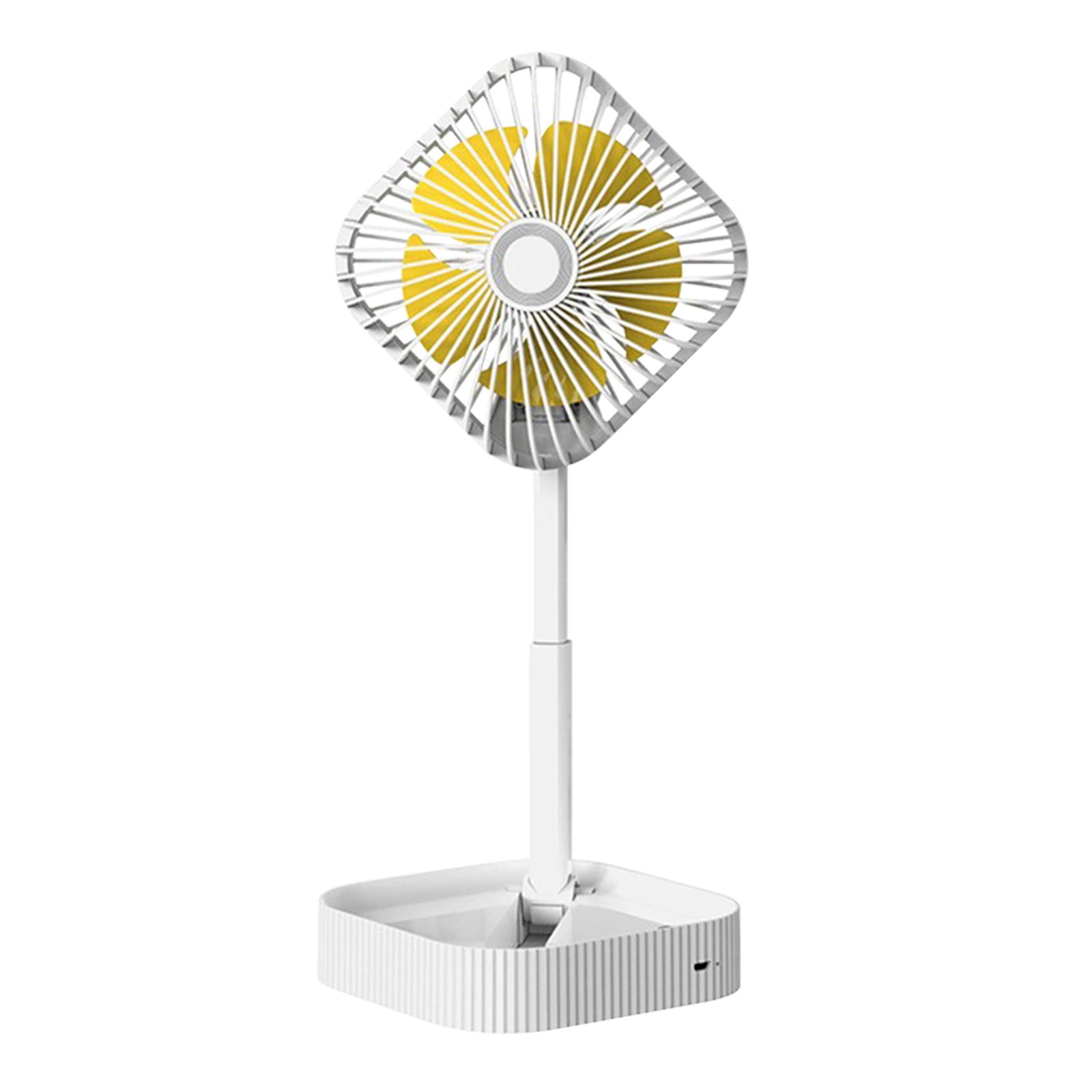 TERGAYEE Portable Pedestal Fan,Folding Portable Telescopic Floor/USB ...