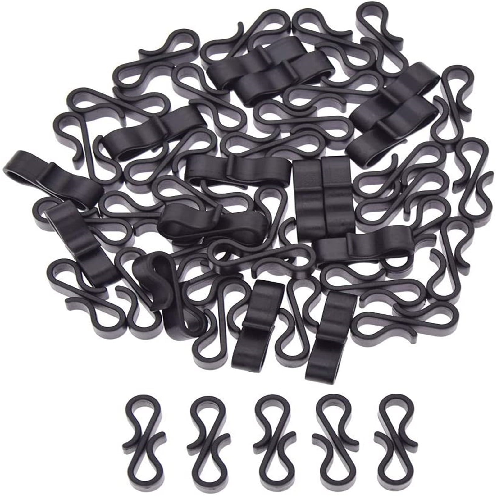 Vikakiooze S Clip Hooks,50 Pcs Plastic Gutter Hanging Hooks Outdoor ...