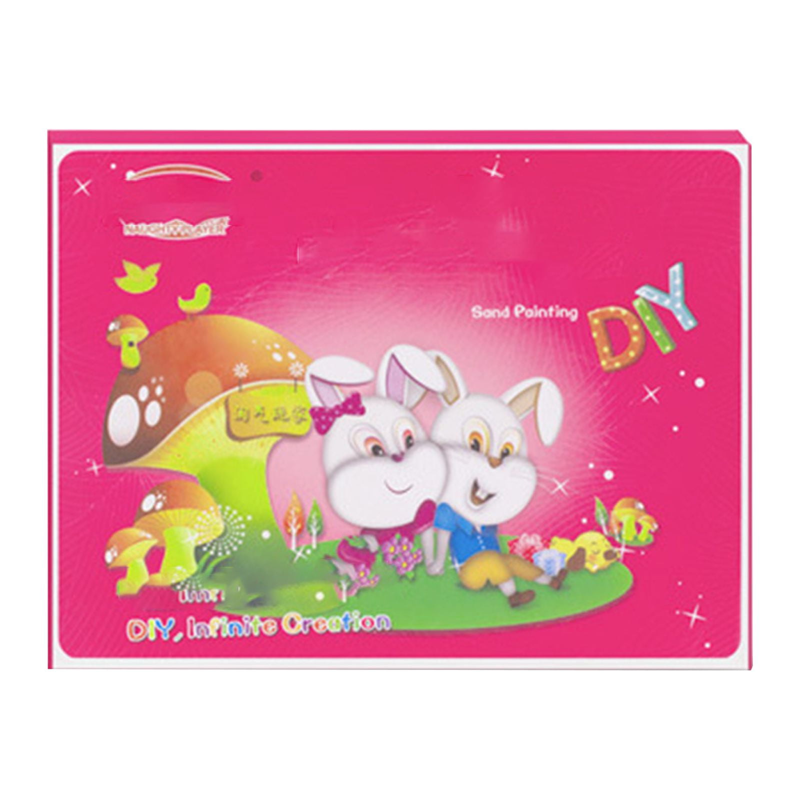 TERGAYEE Sand Art Set Colourful Sand Preschool DIY Handicraft Toys ...