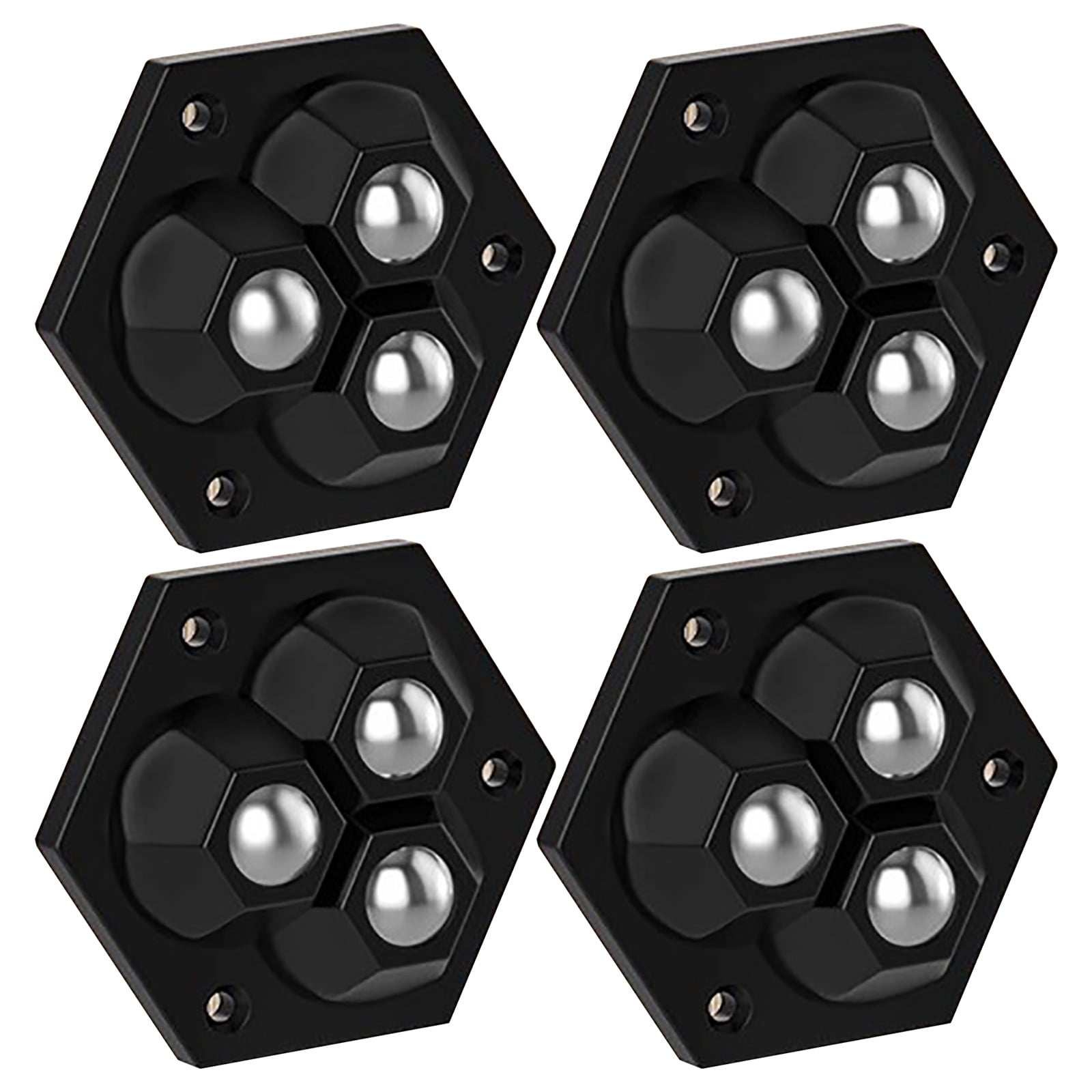 TERGAYEE Self Adhesive Ball CASTer Wheels,Stainless Steel Paste ...