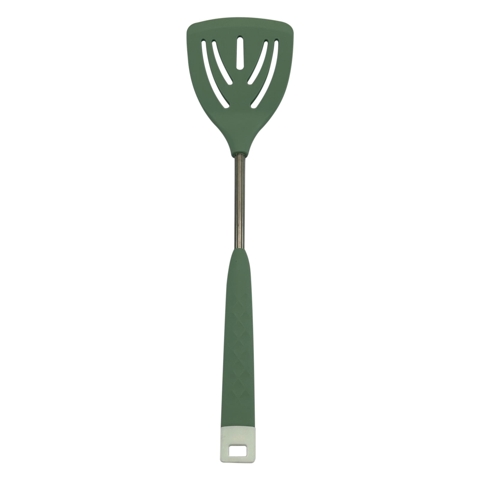 TERGAYEE Silicone Cooking Spoons,Heat Resistant Silicone Pasta Slotted ...