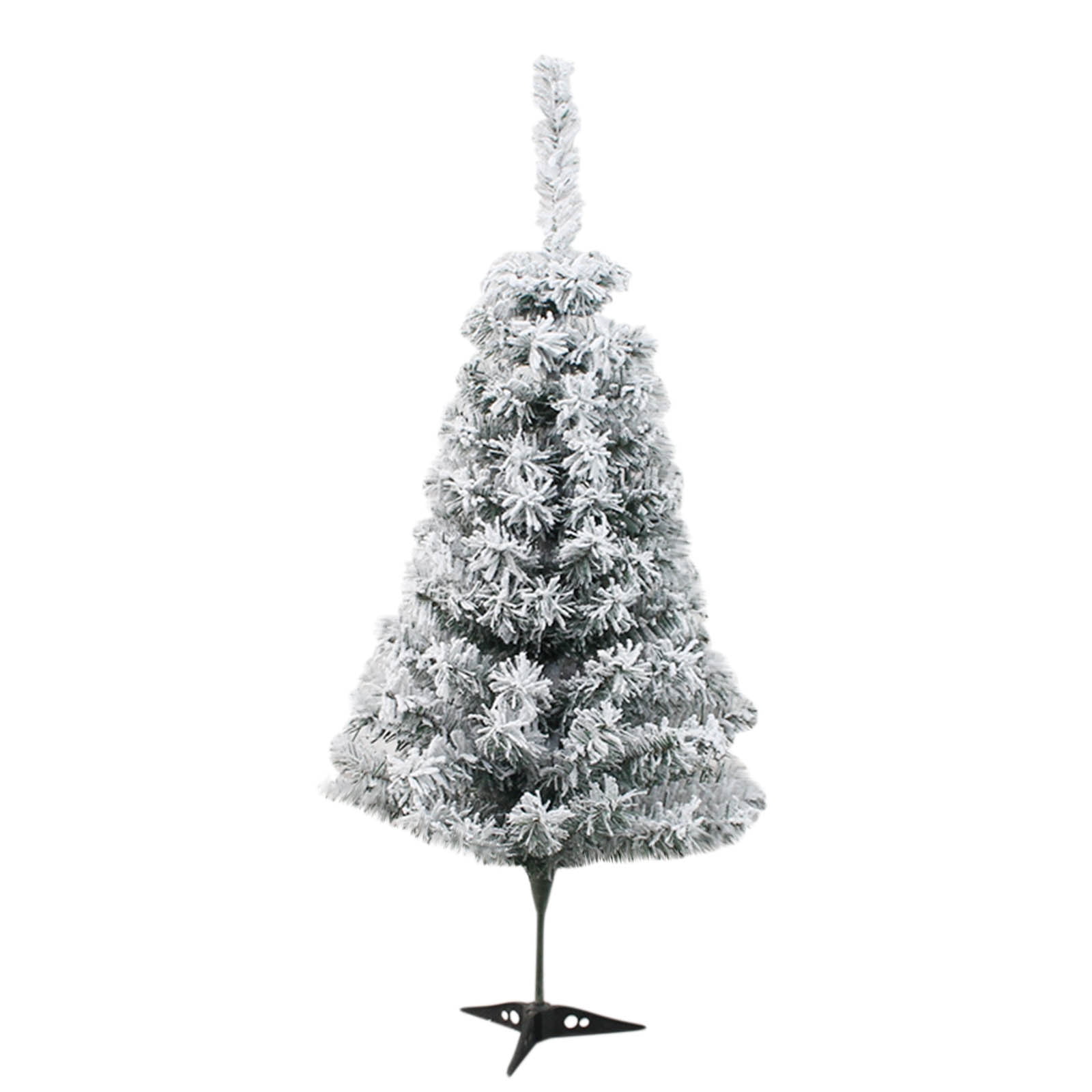 TERGAYEE Snow Flocked Christmas Tree, Snow Flocked Artificial Holiday ...