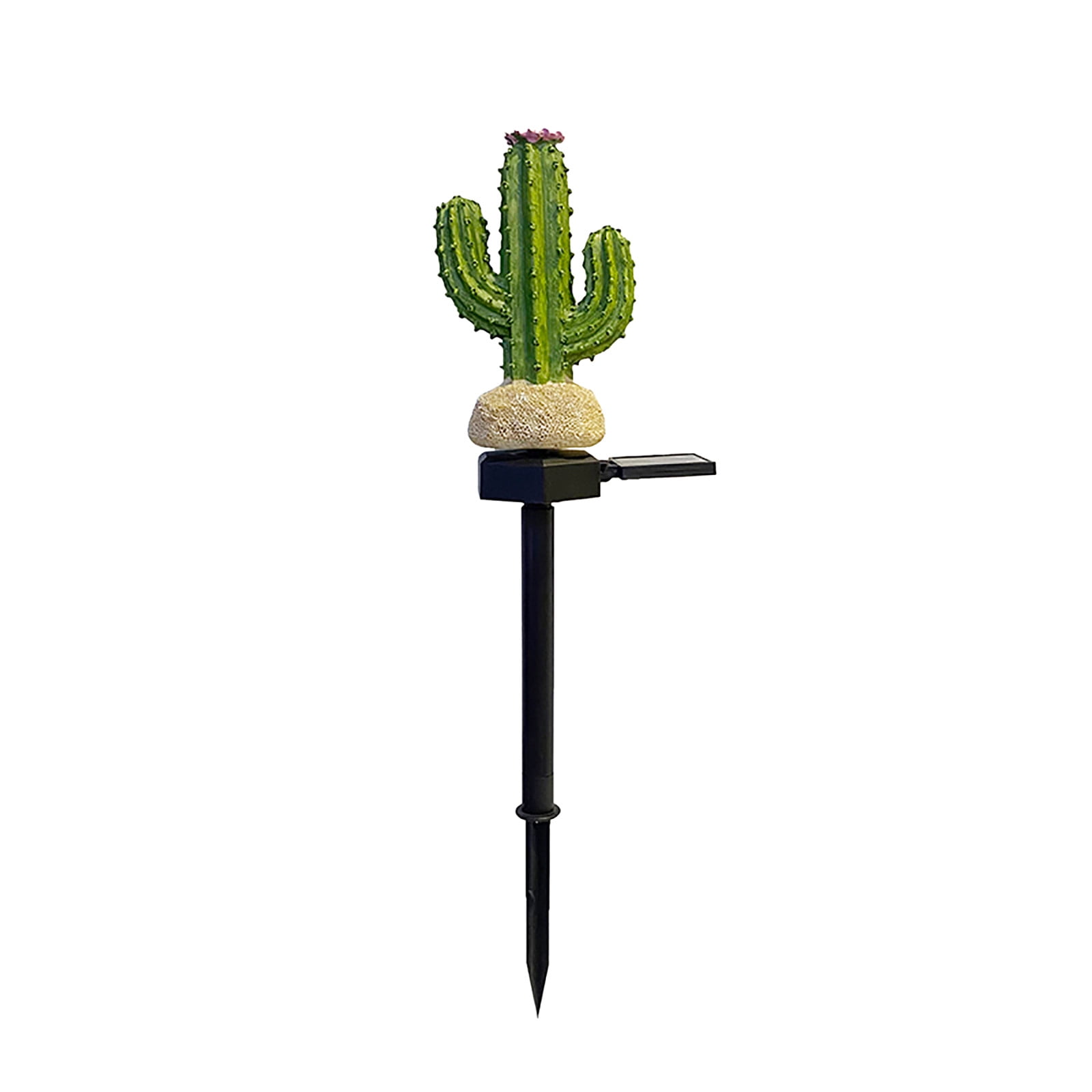 Vikakiooze Solar Cactus Lights Outdoor Christmas Decor,Cactus Stake ...