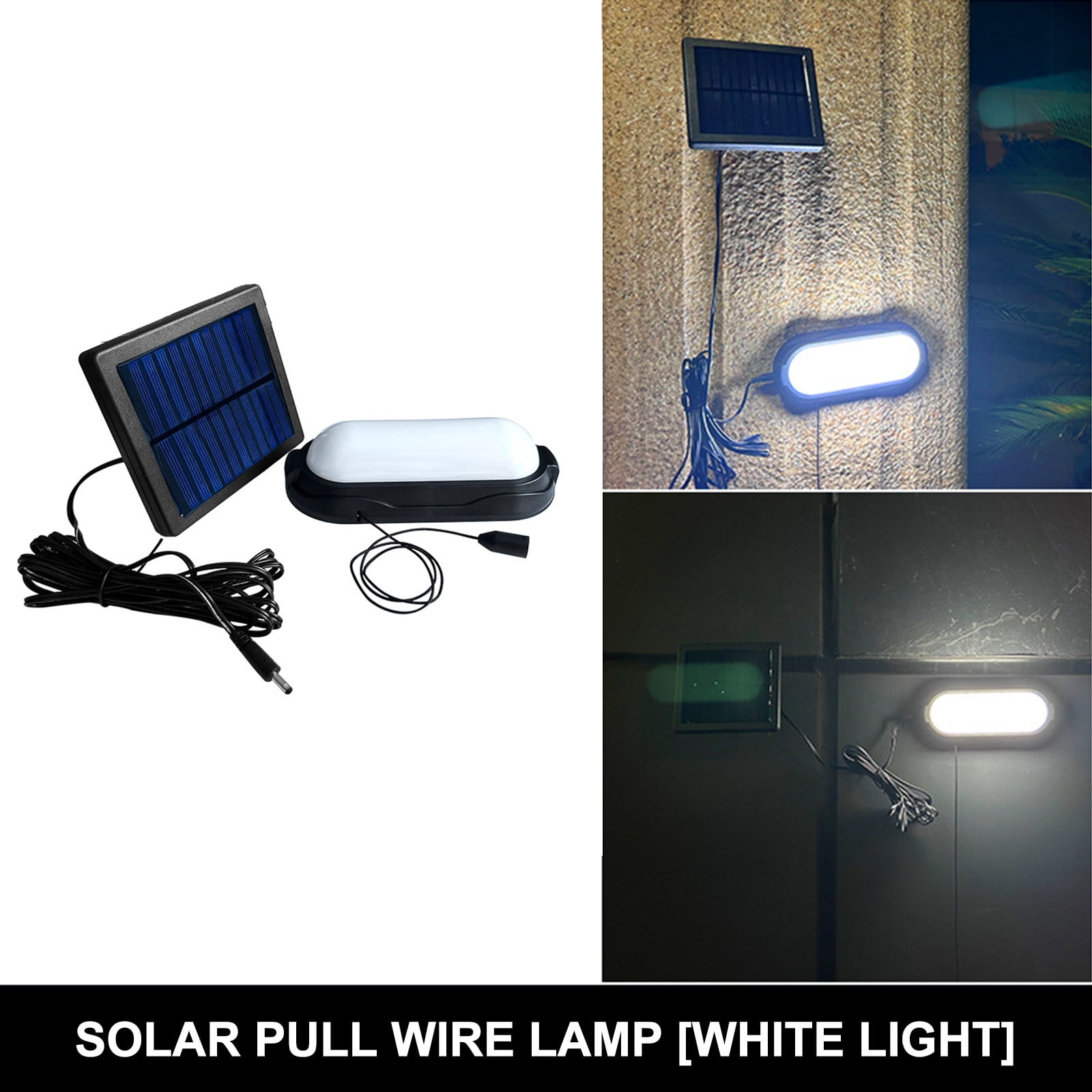 TERGAYEE Solar Lights Indoor Outdoor Home,Solar Shed Light with ...