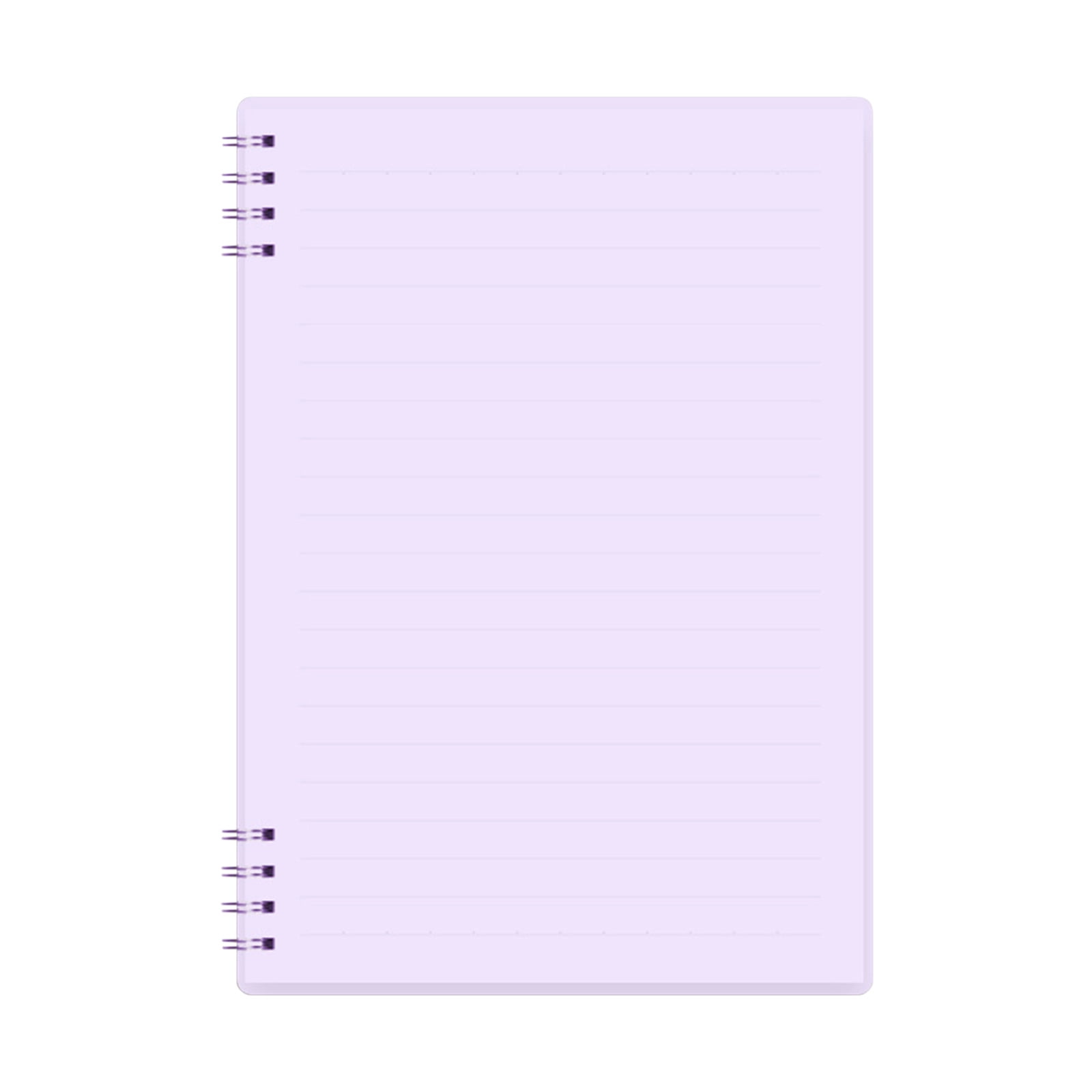 Vikakiooze Spiral Notebooks,A5 Horizontal Notebook 8-hole Hand ...