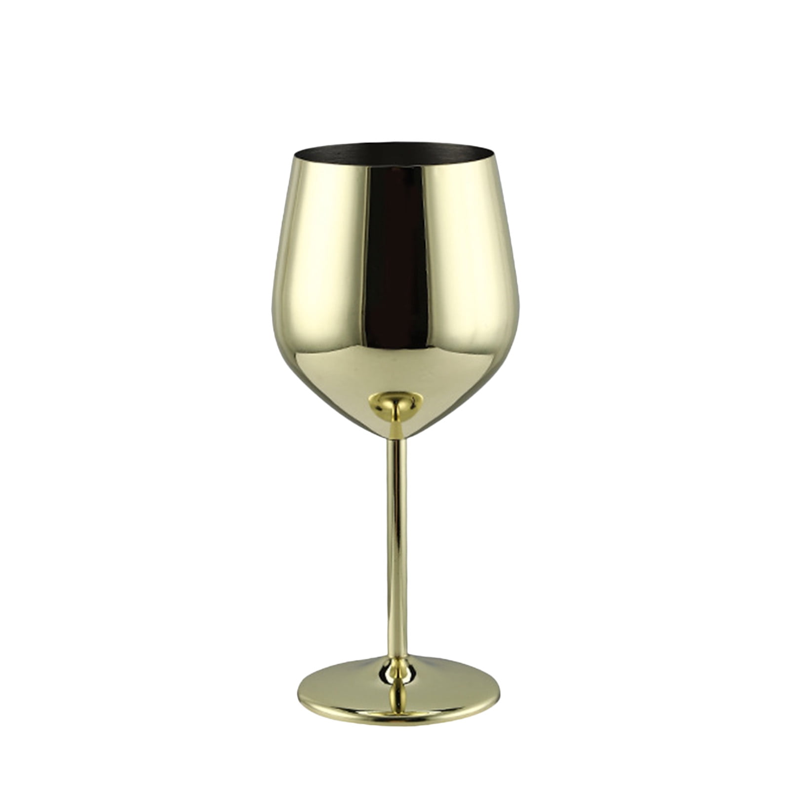 TERGAYEE Stainless Steel Wine Glass,Stainless Steel Wine Goblets ...