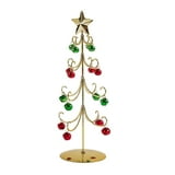 TERGAYEE Tabletop Metal Mini Christmas Tree, Wrought Iron Ornament ...