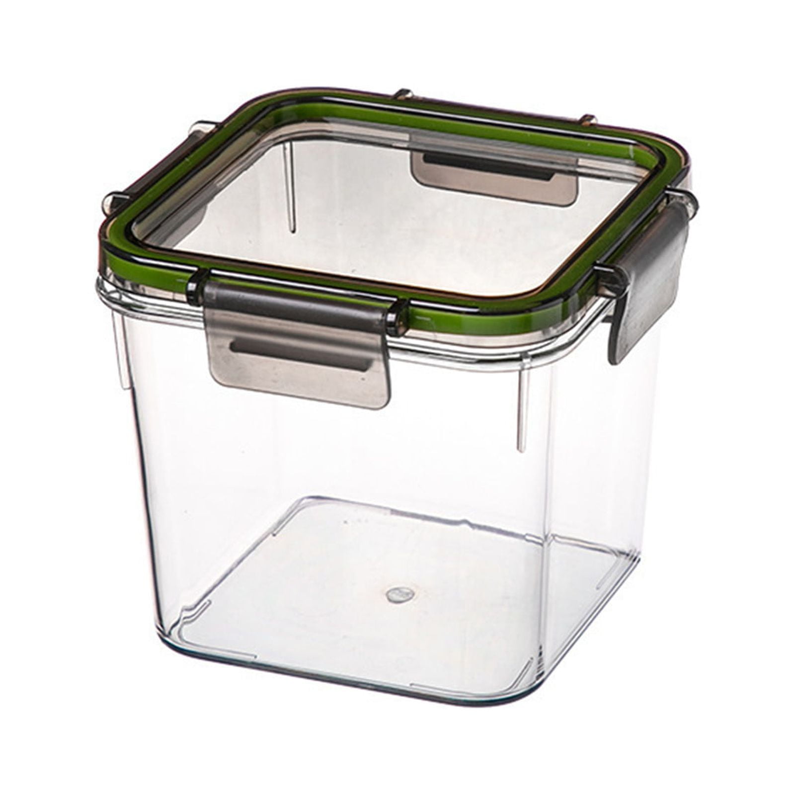 TERGAYEE Transparent Food Storage Container with Lid,Airtight Food ...