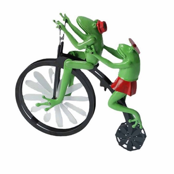 Frog Bicycle Wind Spinner