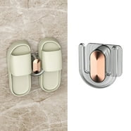 Slipper Rack 2 Layer, Wall Mounted Single Shoe Rack, Bathroom Non ...